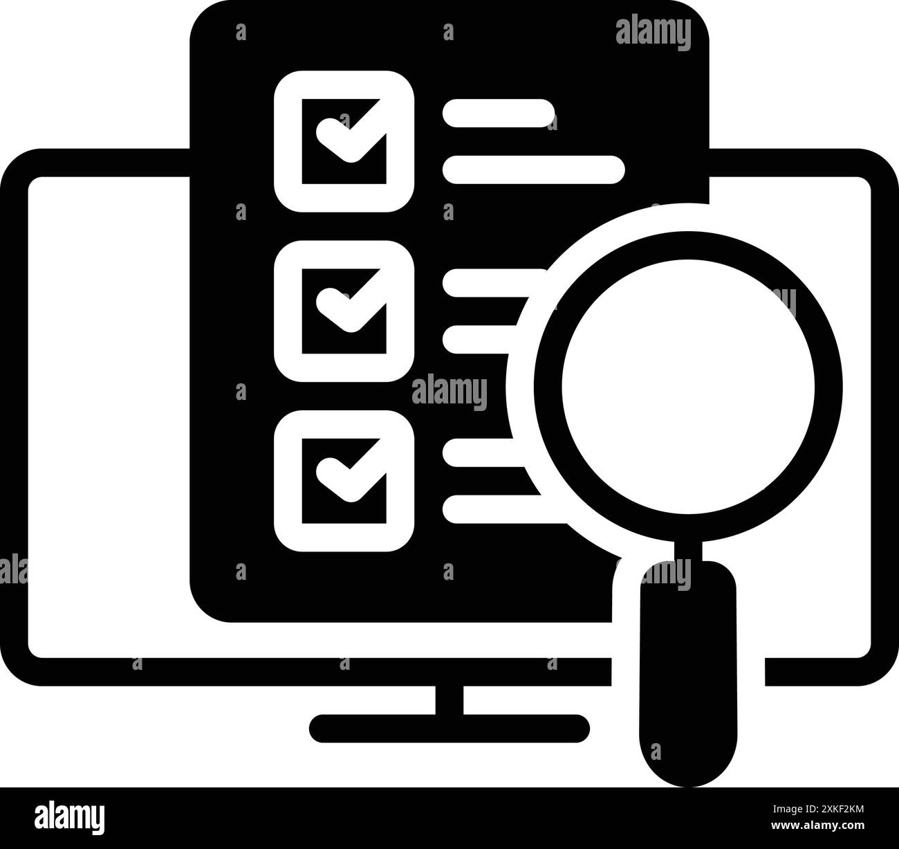 Icon for surveys,observe Stock Vector Image & Art - Alamy