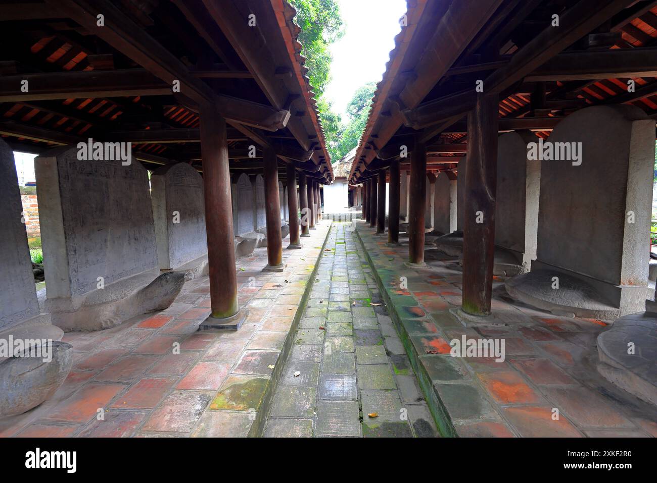 Temple Of Literature (Van Mieu Quoc Tu Giam), a Confucian temple with ...