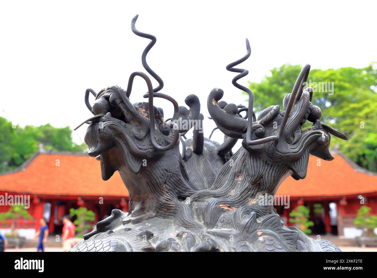 Temple Of Literature (Van Mieu Quoc Tu Giam), a Confucian temple with ...