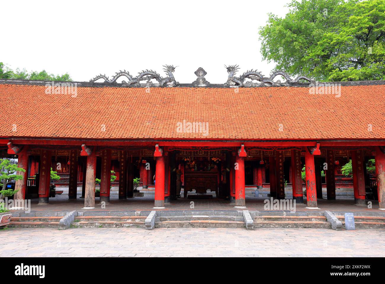 Temple Of Literature (Van Mieu Quoc Tu Giam), a Confucian temple with ...