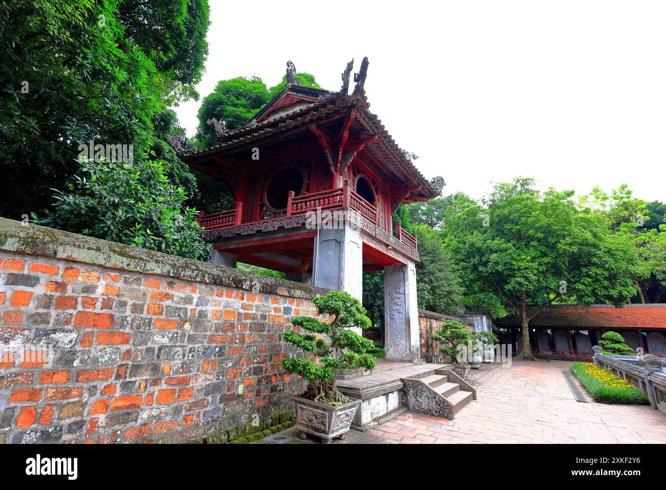 Temple Of Literature (Van Mieu Quoc Tu Giam), a Confucian temple with ...