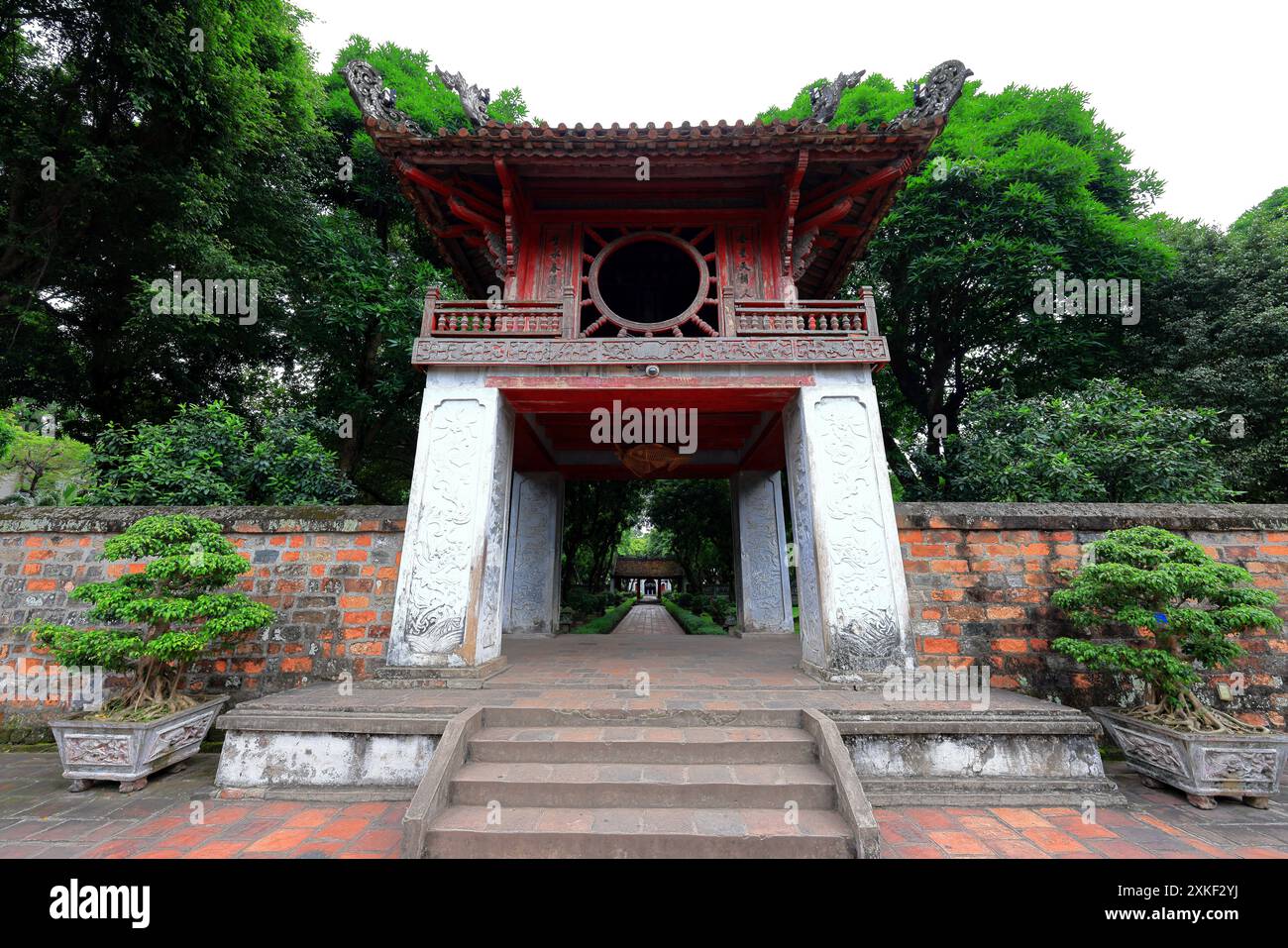 Temple Of Literature (Van Mieu Quoc Tu Giam), a Confucian temple with ...