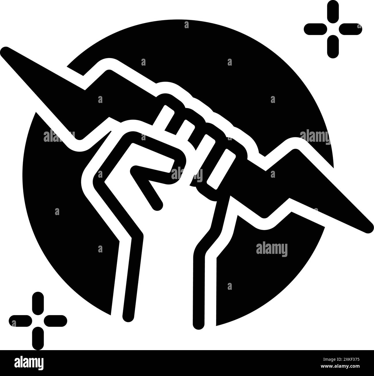 Icon for powers,punch Stock Vector Image & Art - Alamy