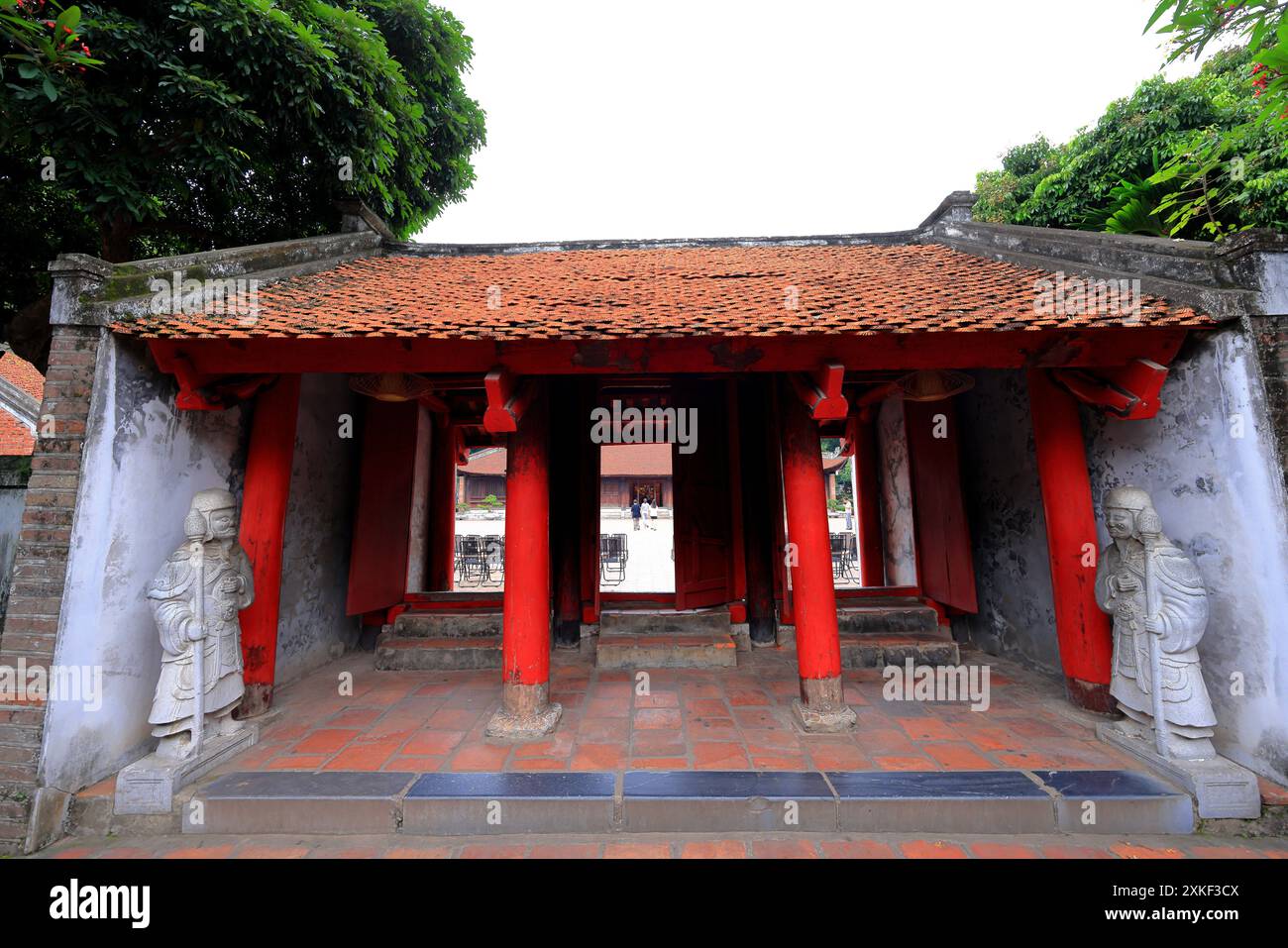 Temple Of Literature (Van Mieu Quoc Tu Giam), a Confucian temple with ...