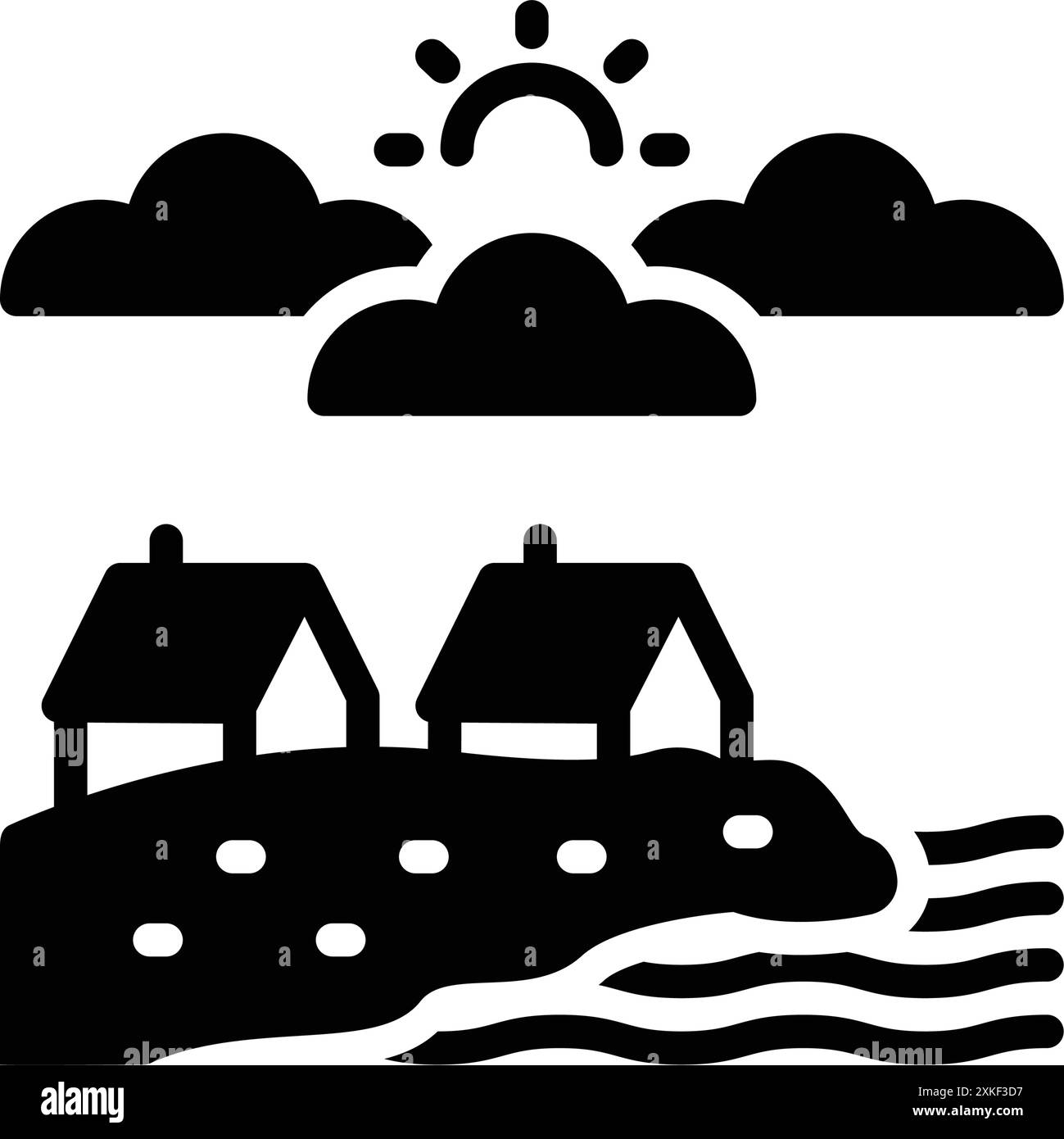 Mostly cloud Black and White Stock Photos & Images - Alamy