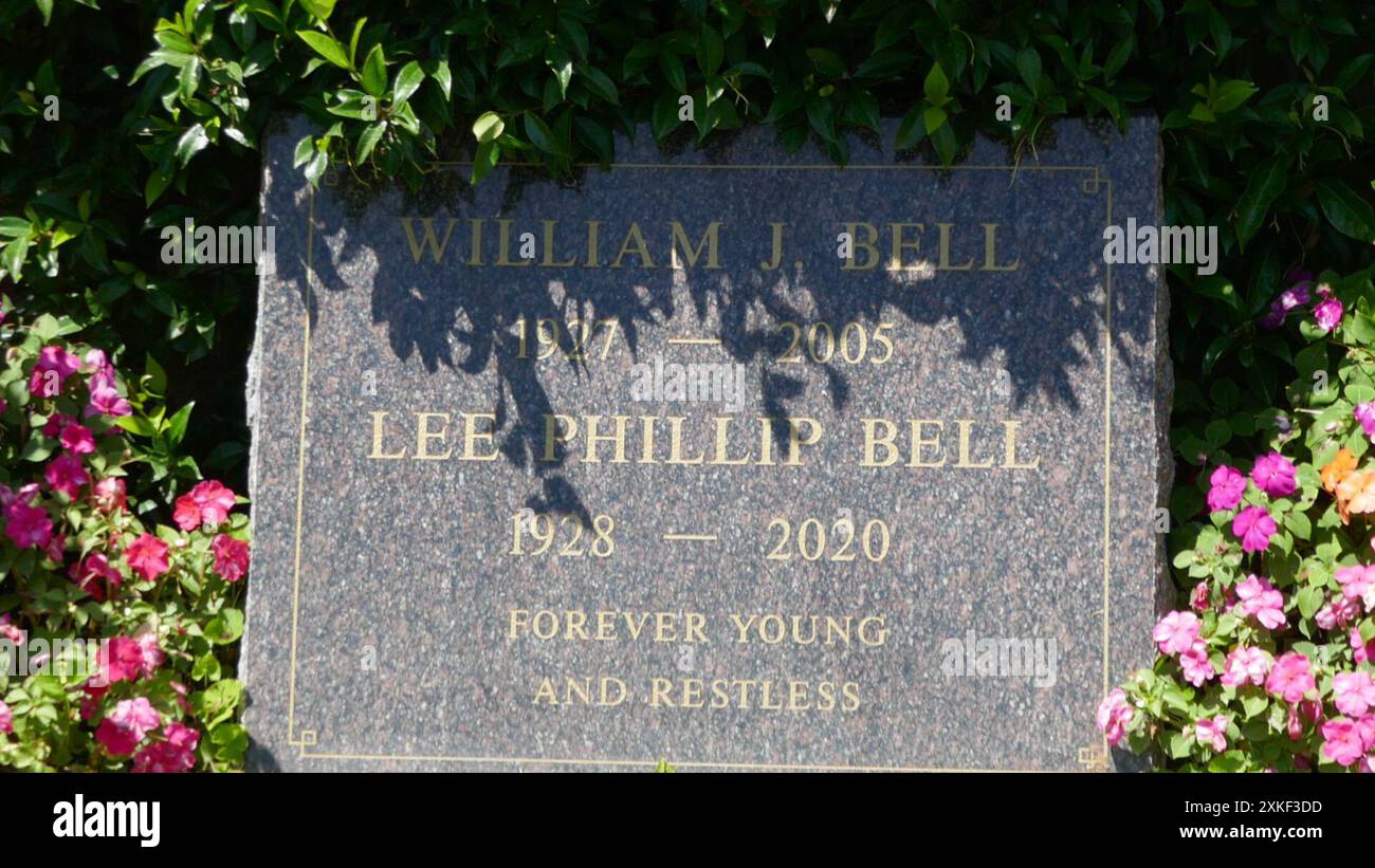 Los Angeles, California, USA 22nd July 2024 Producer/Writer William J. Bell and TV Host Lee ...