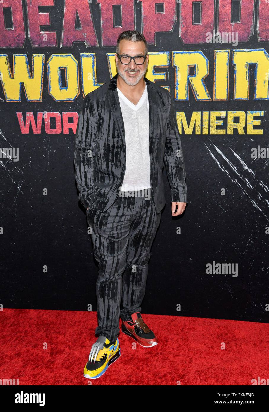 Joey Fatone attends the world premiere of Marvel Studios' "Deadpool ...
