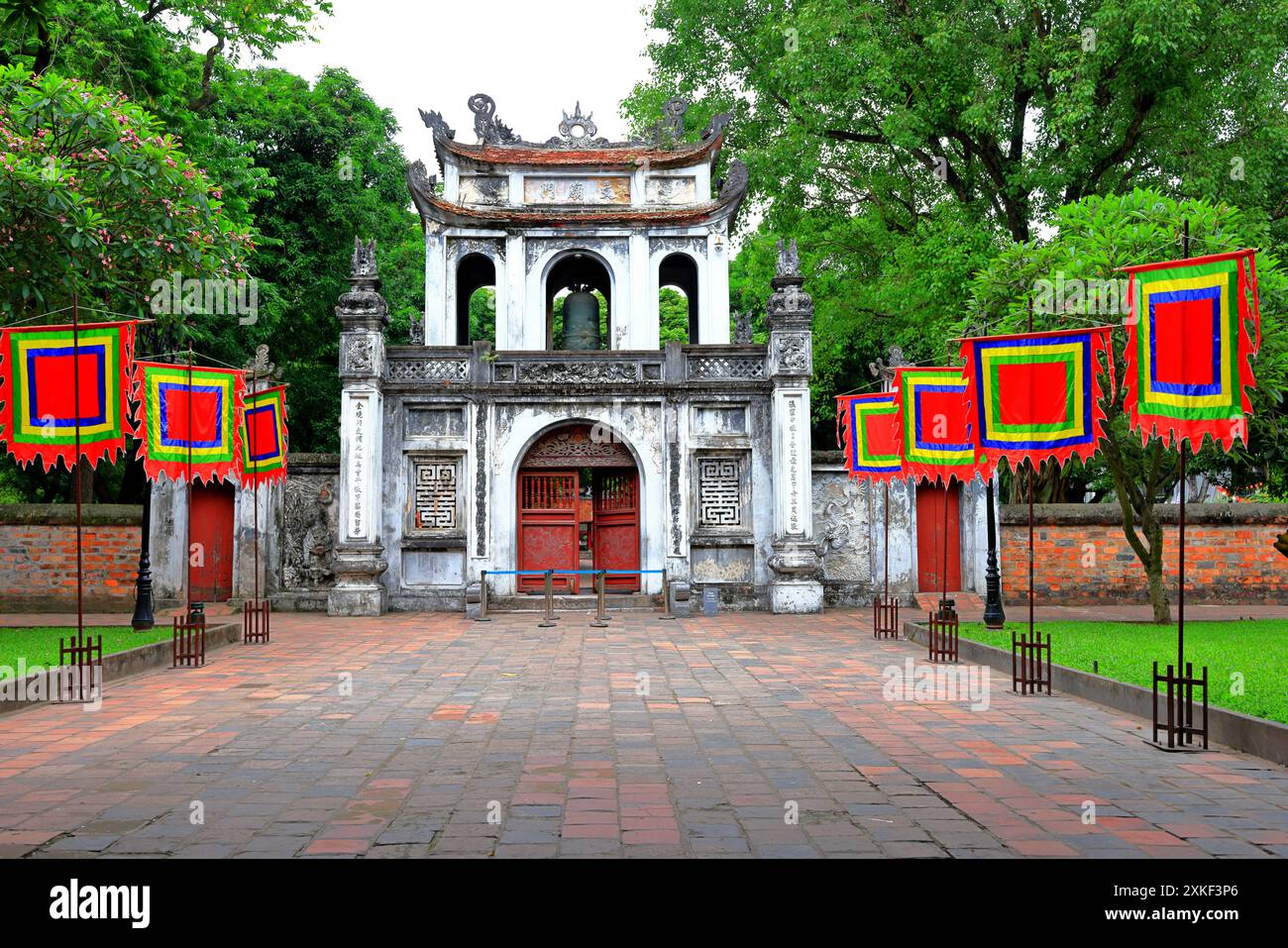 Temple Of Literature (Van Mieu Quoc Tu Giam), a Confucian temple with ...