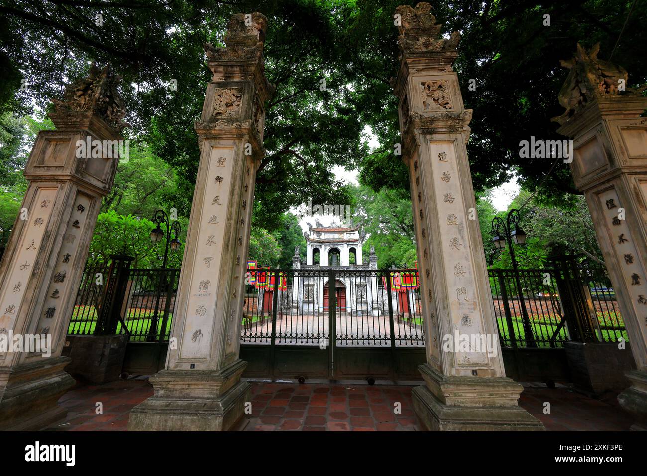 Temple Of Literature (Van Mieu Quoc Tu Giam), a Confucian temple with ...