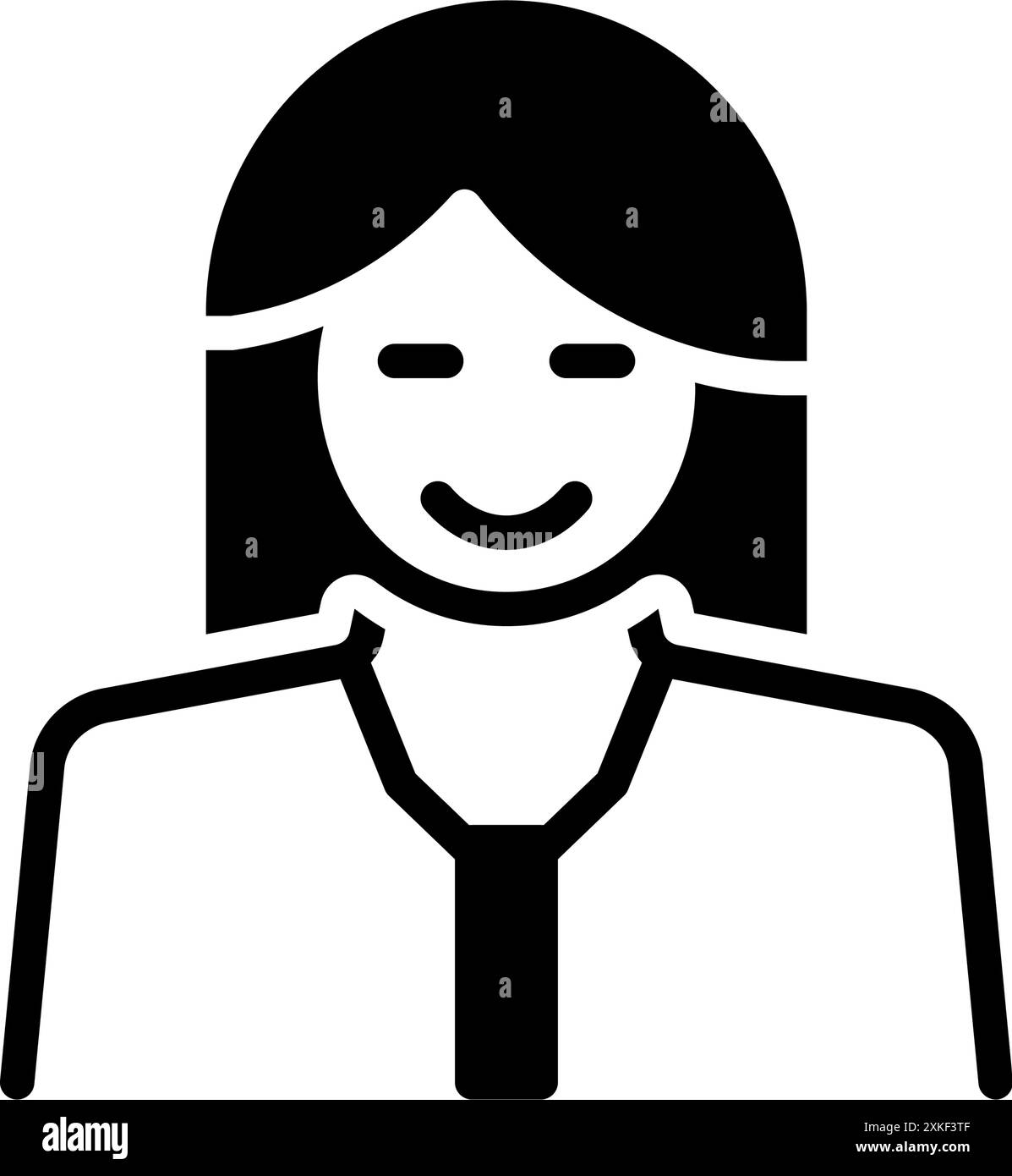 Icon lady dame Stock Vector Images - Alamy