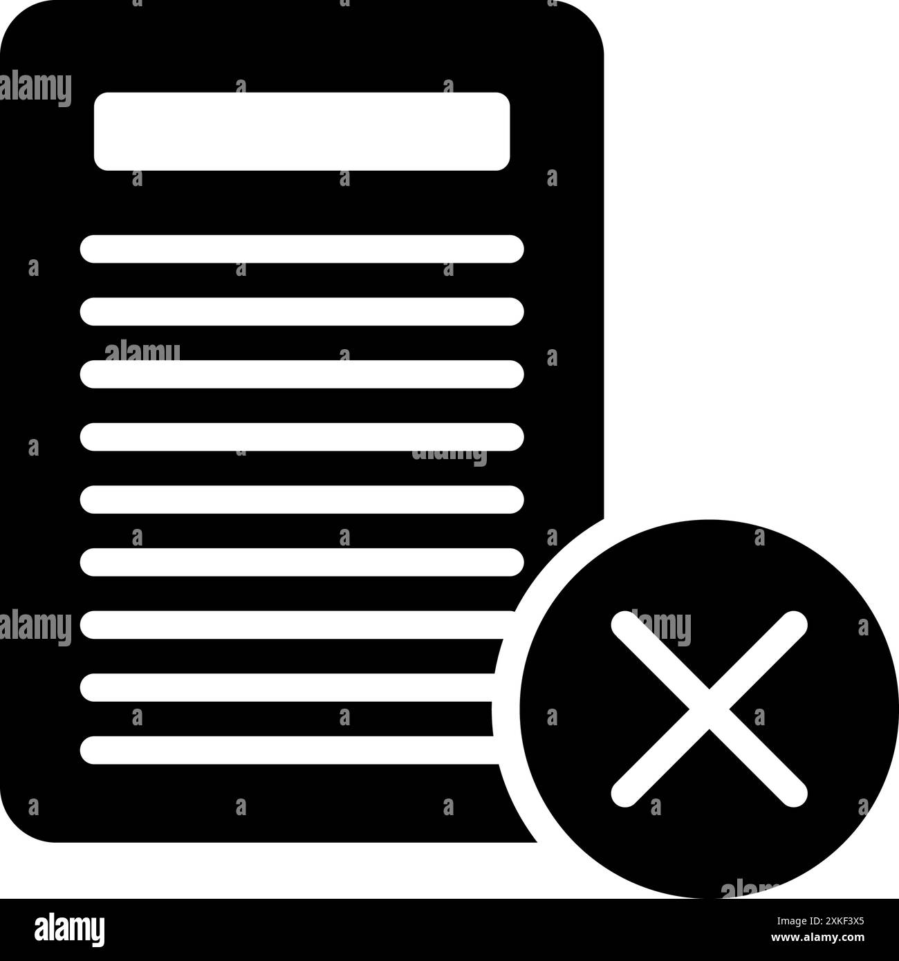 Cancel document Cut Out Stock Images & Pictures - Alamy