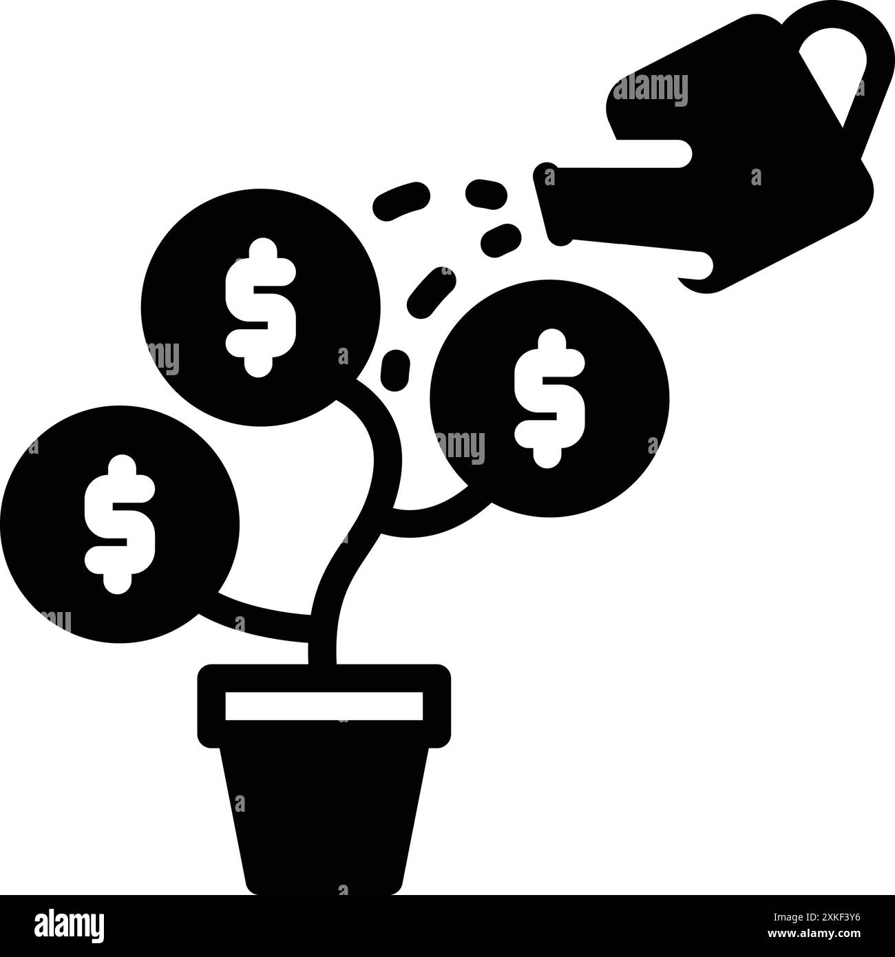 Capital growth symbol Black and White Stock Photos & Images - Alamy