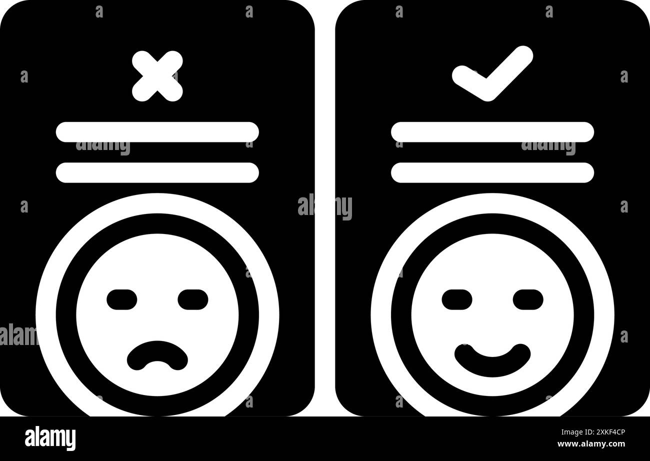 Icon for satisfied,contented Stock Vector Image & Art - Alamy