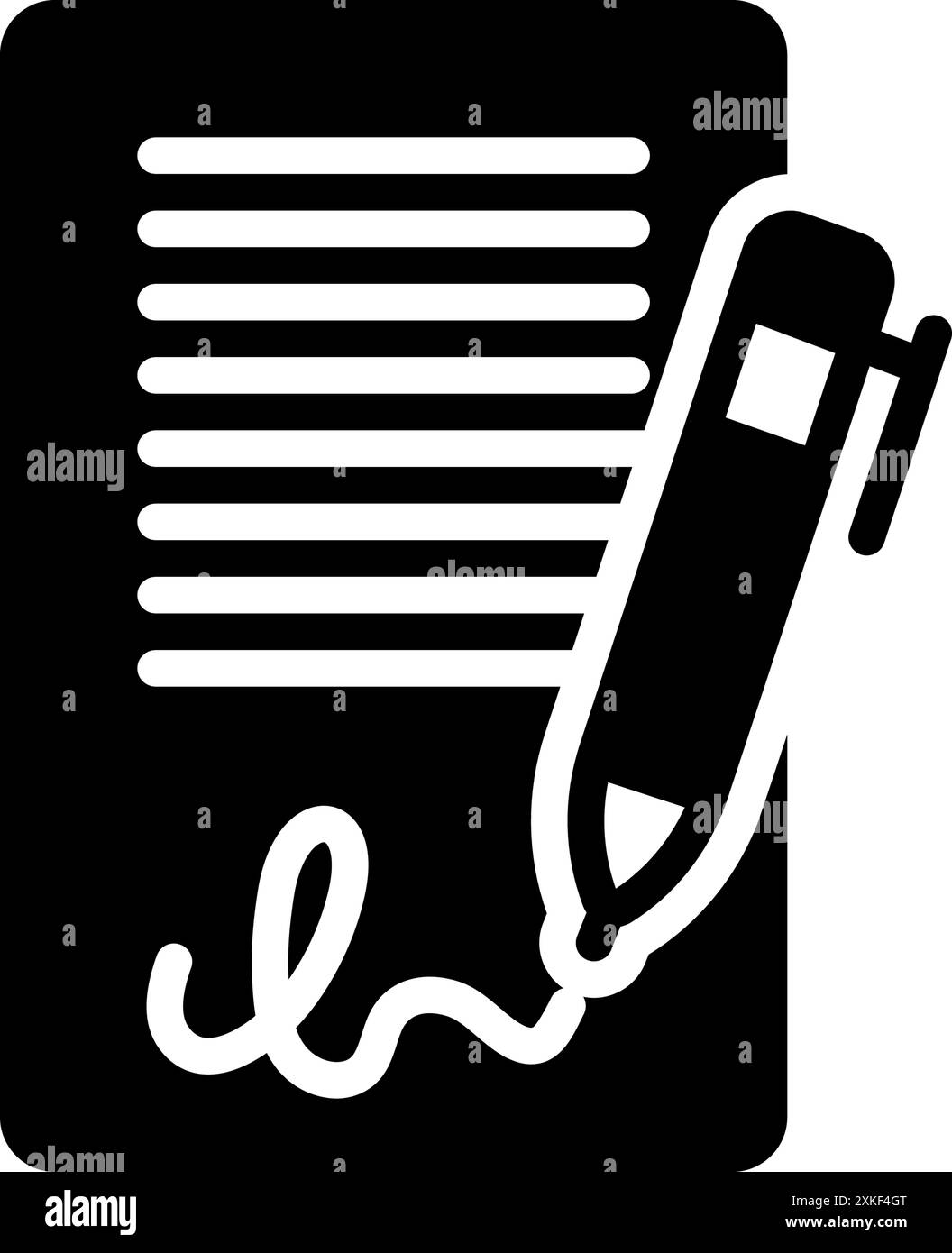 Icon for signatures,pen Stock Vector Image & Art - Alamy