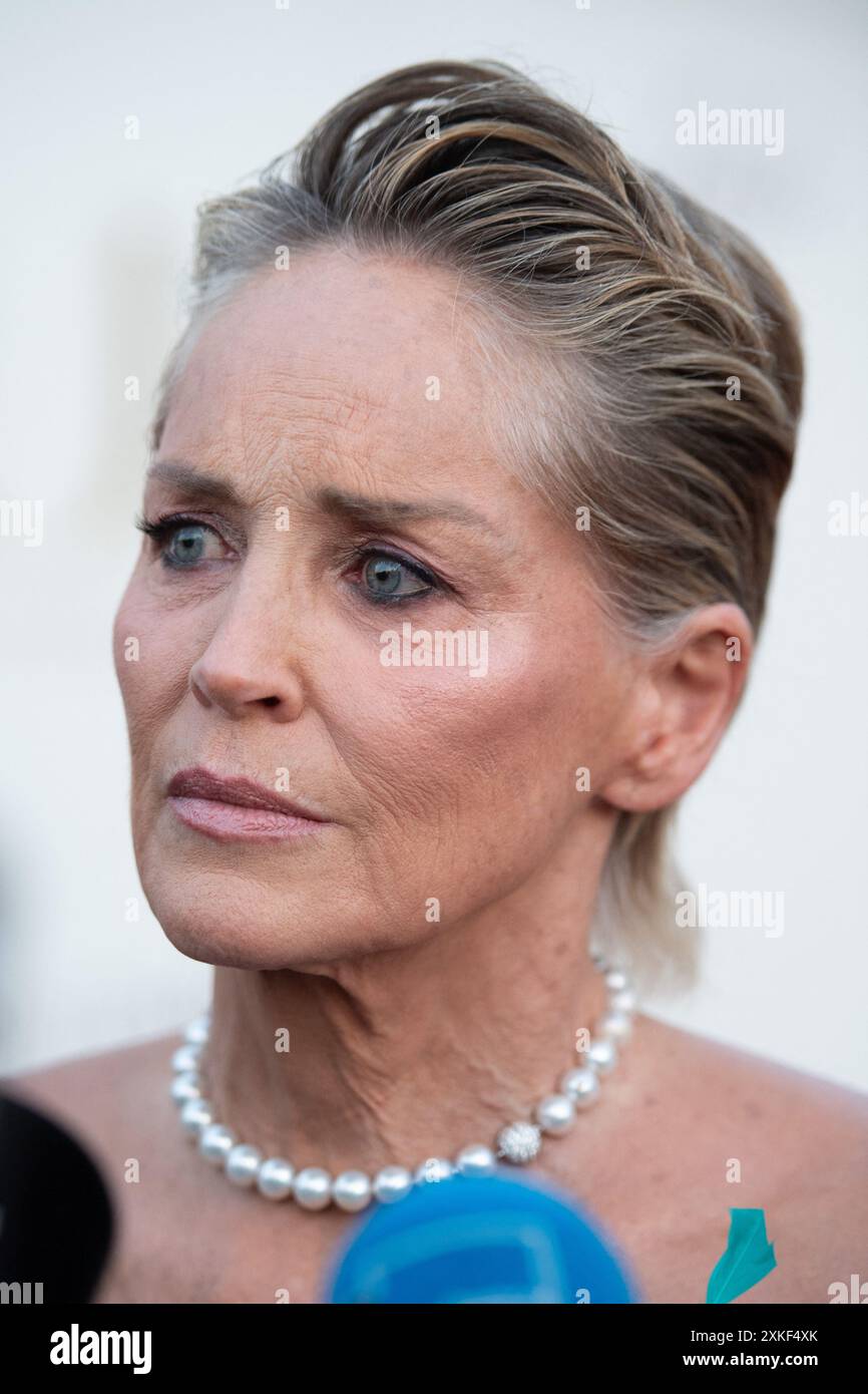Cannes, France. 22nd July, 2024. Sharon Stone attending the Knights Of ...