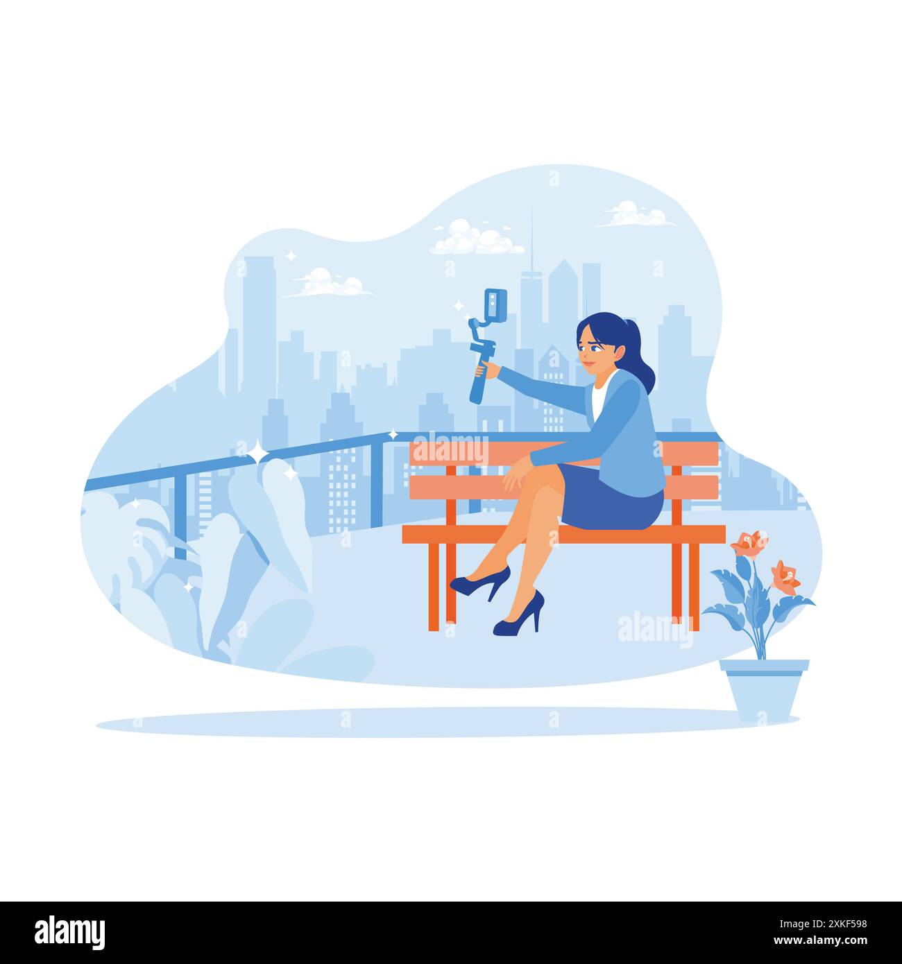 Modern multi story apartment Stock Vector Images - Alamy