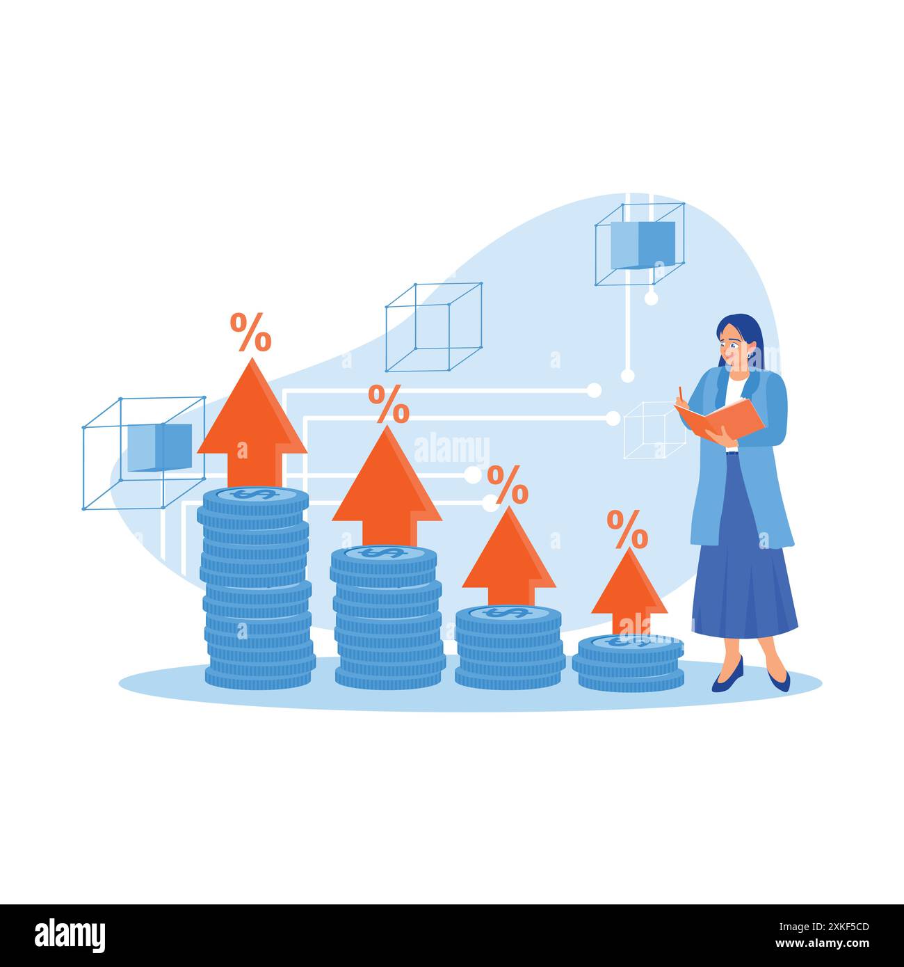 Long term vision vector vectors hi-res stock photography and images - Alamy