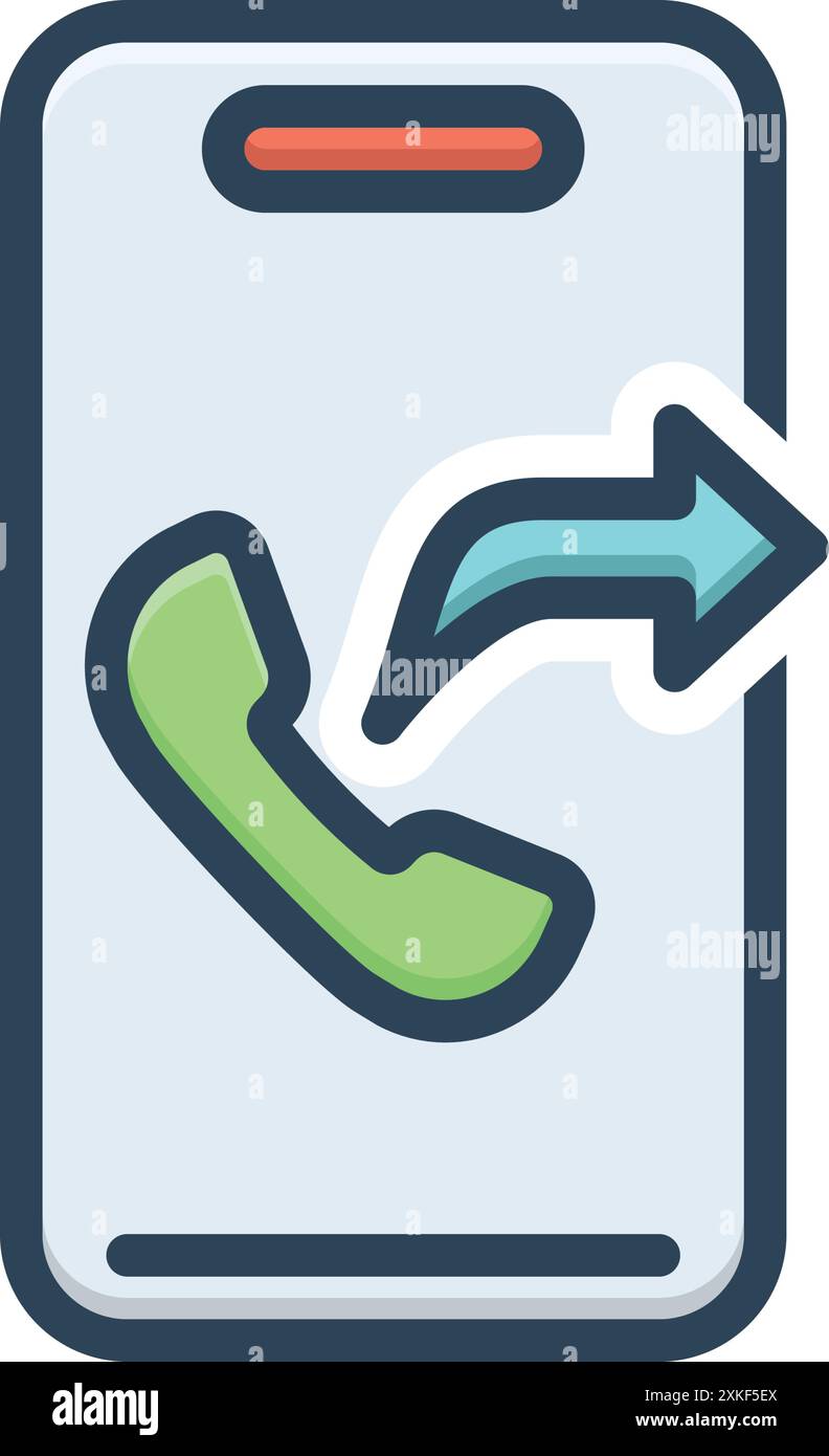 Forwarding call Stock Vector Images - Alamy