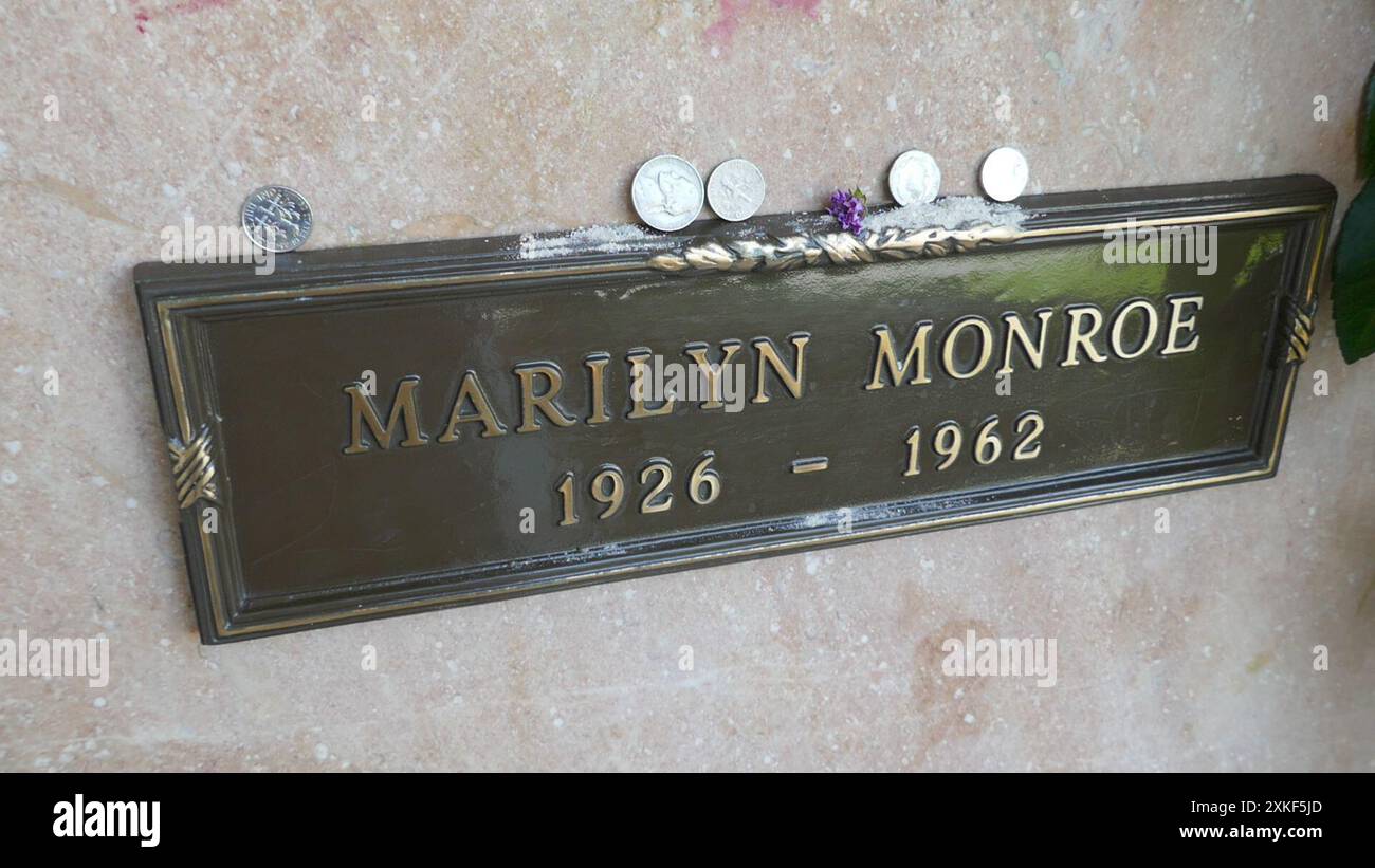 Los Angeles, California, USA 22nd July 2024 Actress Marilyn Monroe ...