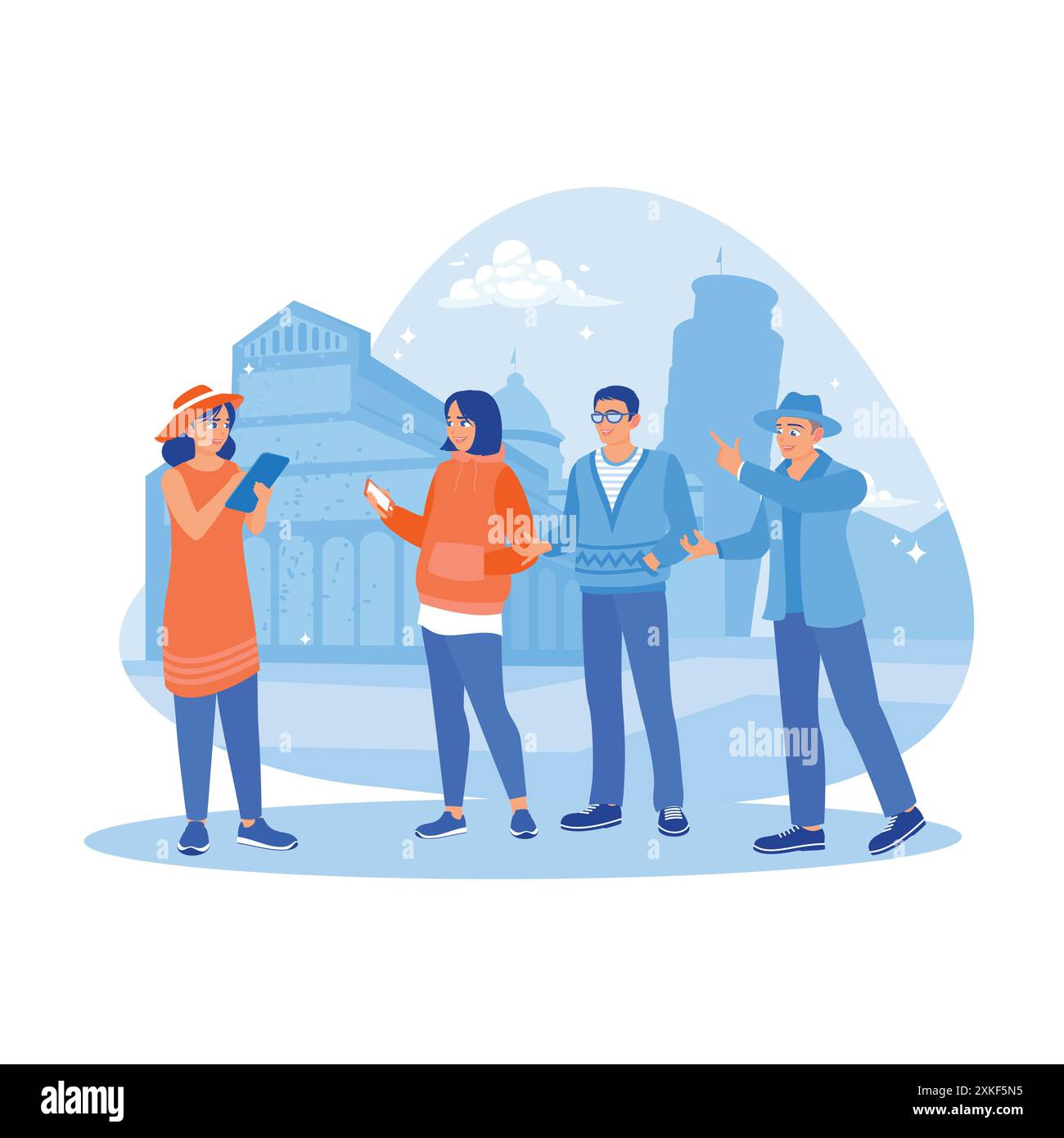 Adventure in italy Stock Vector Images - Alamy