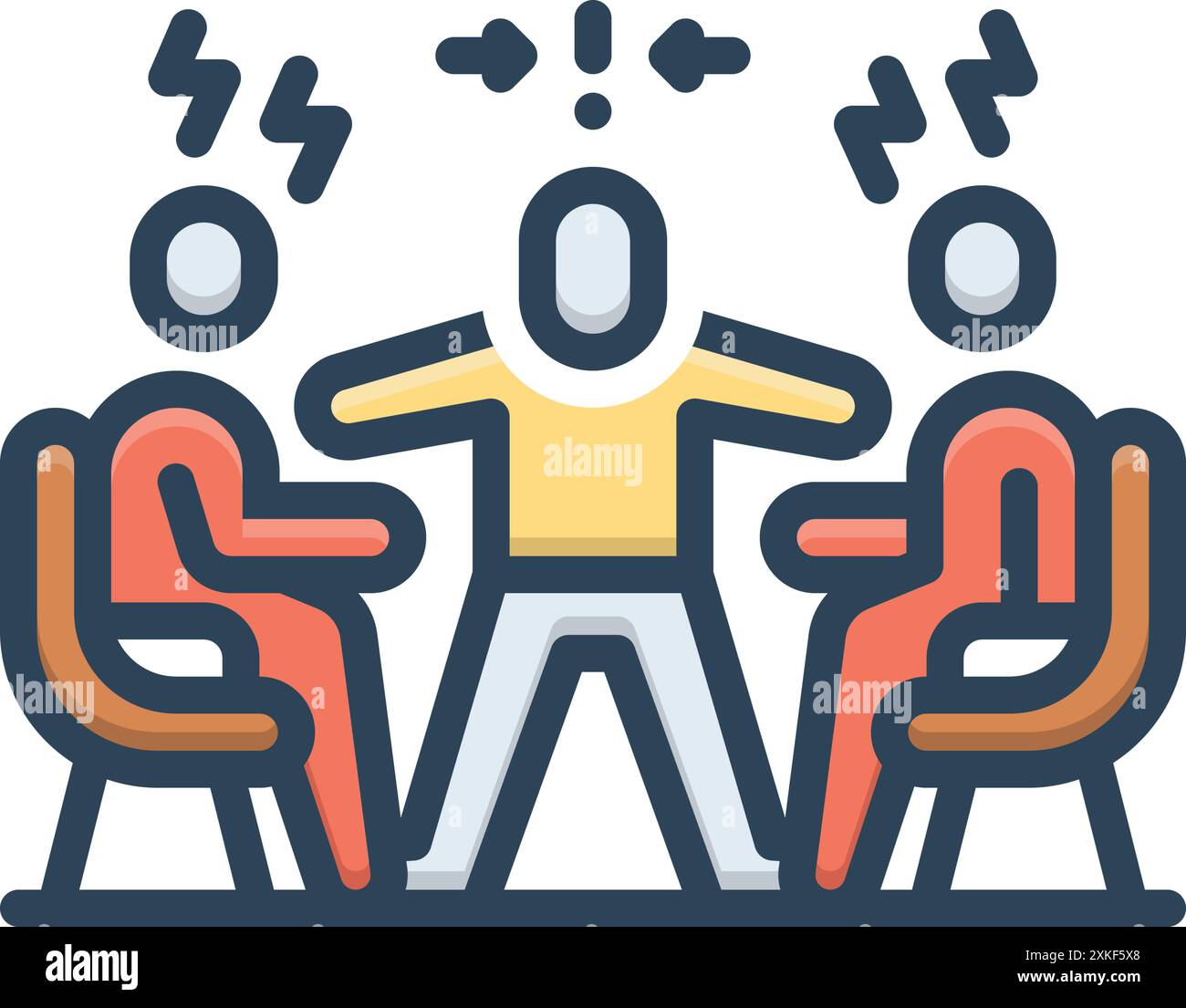 Icon for conflict resolution, conflict Stock Vector Image & Art - Alamy