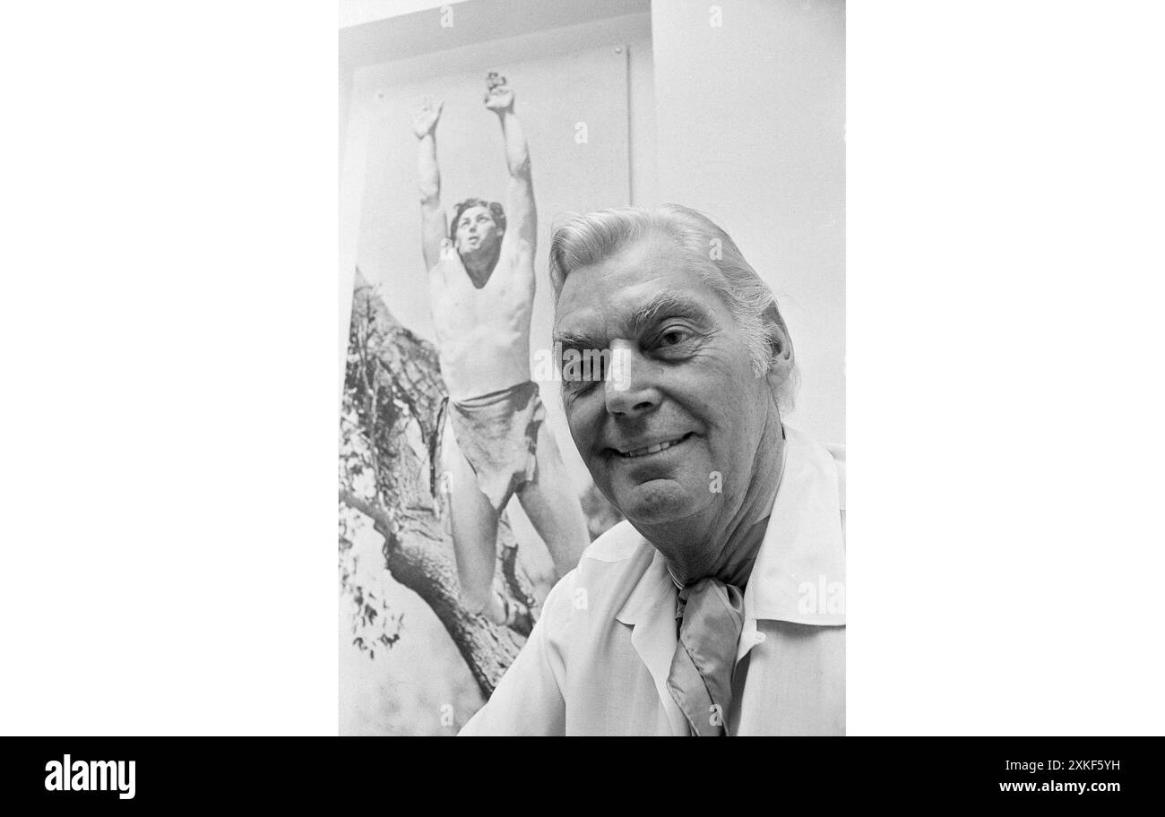 FILE - Olympic hero and film actor Johnny Weissmuller is pictured in ...