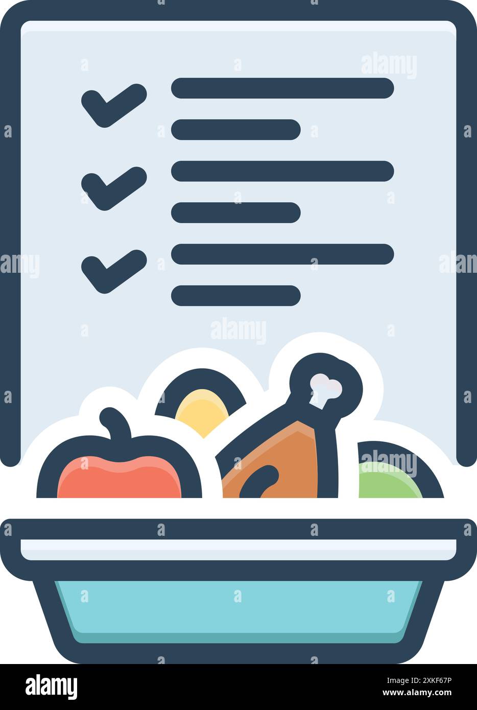 Food content cooking Stock Vector Images - Alamy