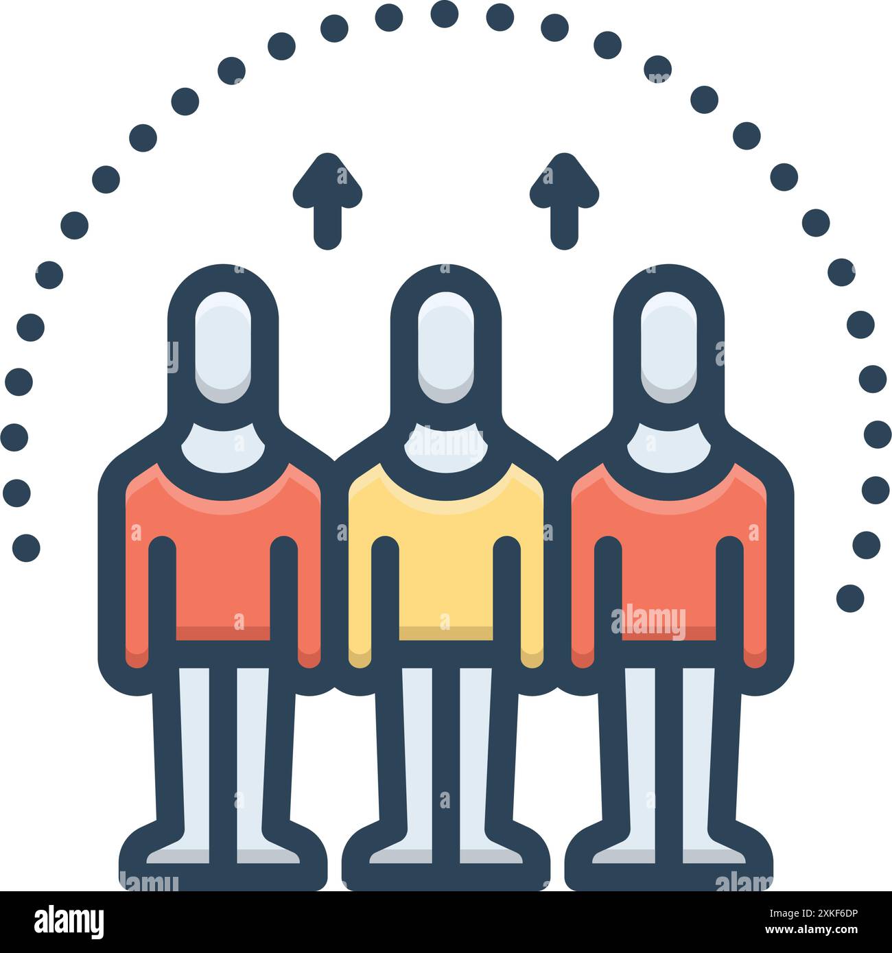 Team spirit vector vectors hi-res stock photography and images - Alamy