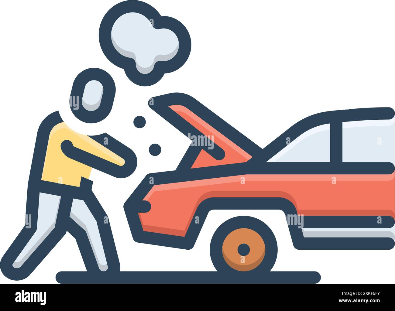 Icon for vehicle breakdown, vehicle Stock Vector Image & Art - Alamy