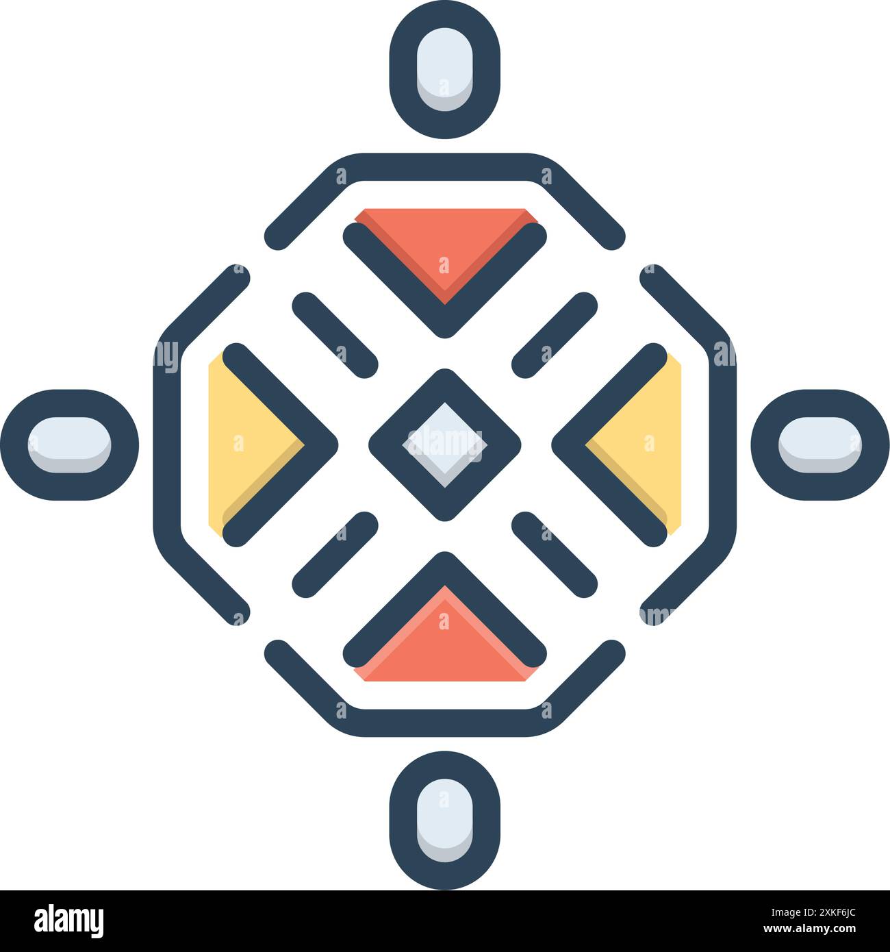 Symbol of cohesion Stock Vector Images - Alamy