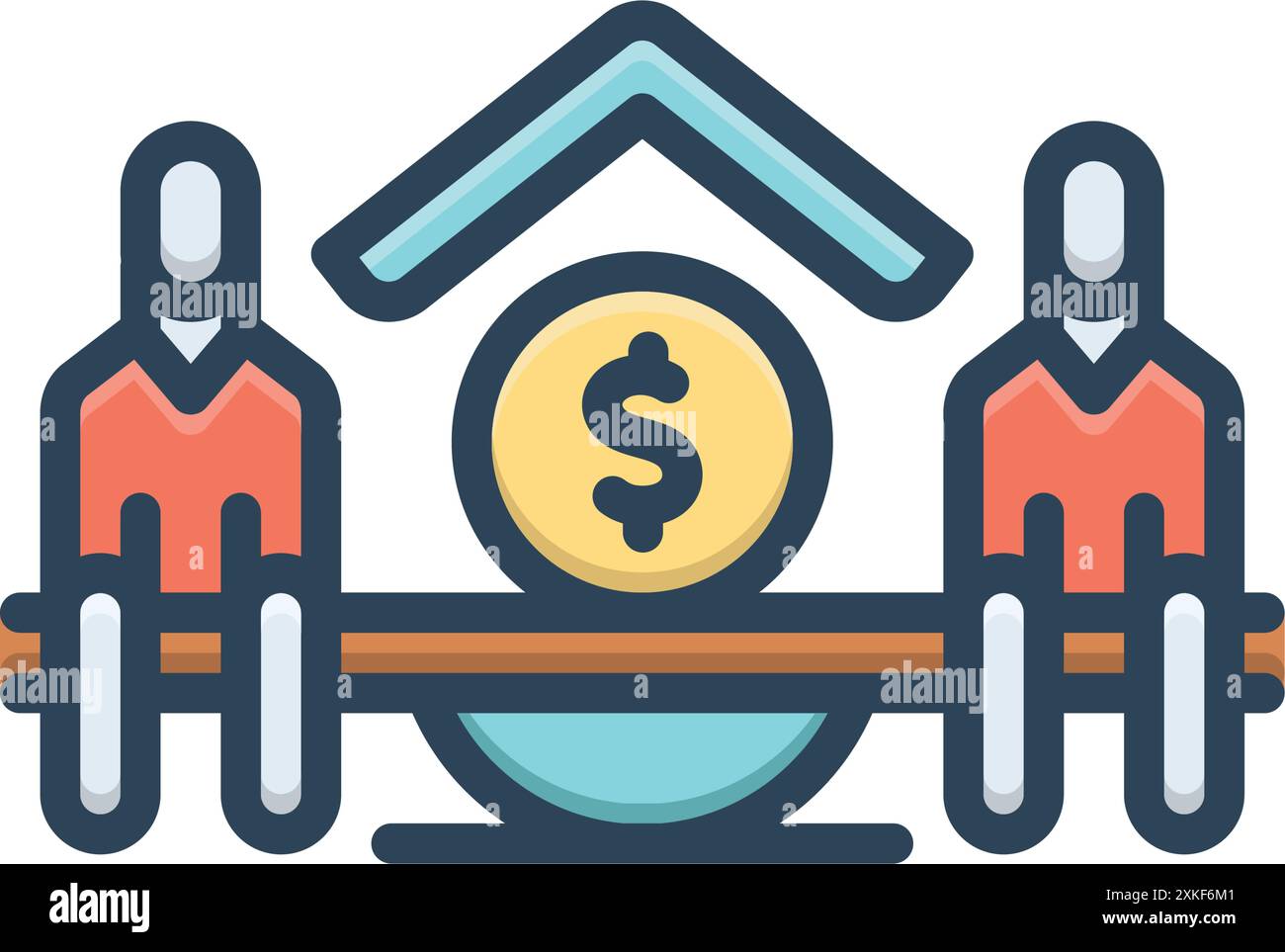 Donation distribution Stock Vector Images - Alamy