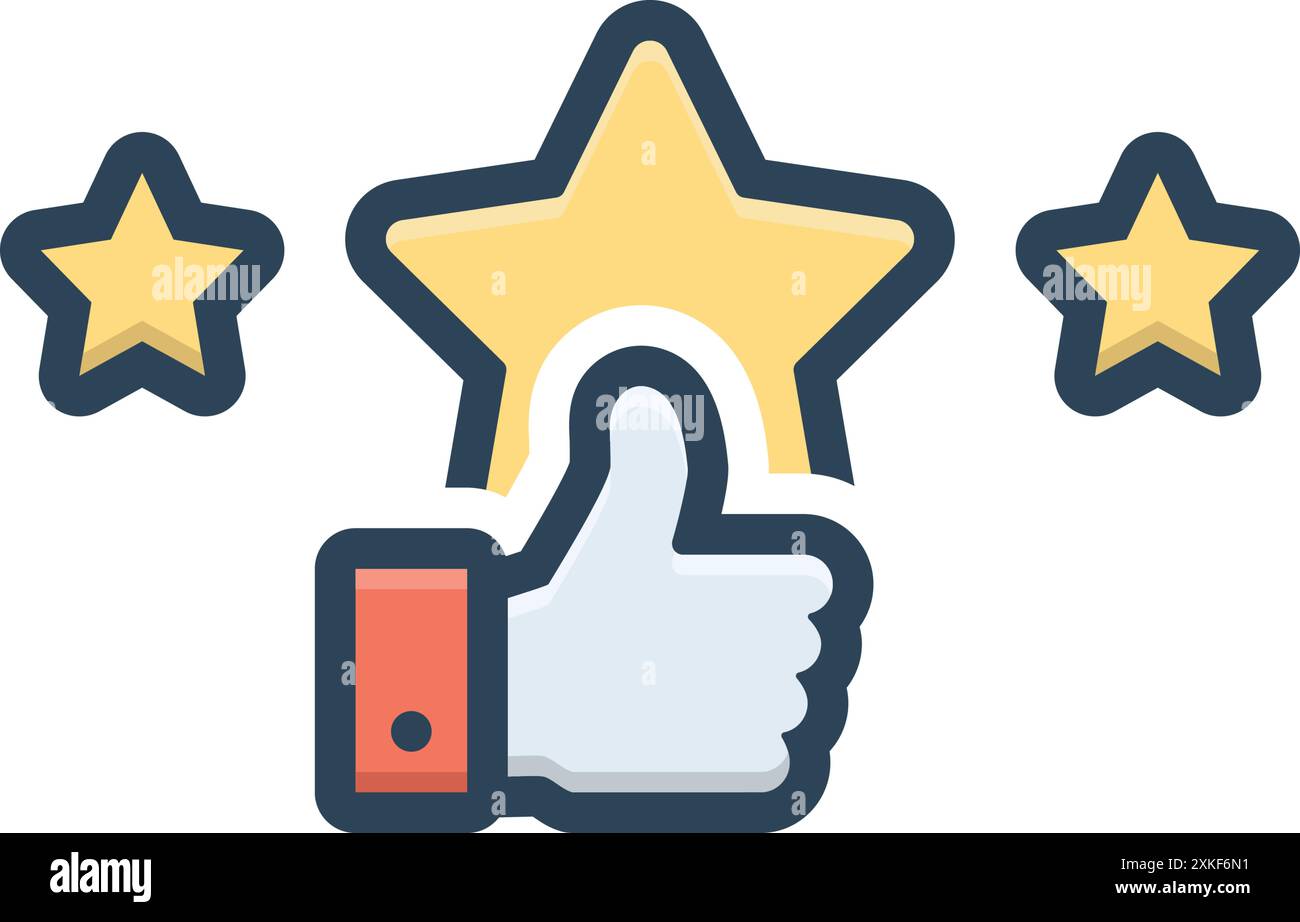 Icon for recommend, giving feedback Stock Vector Image & Art - Alamy