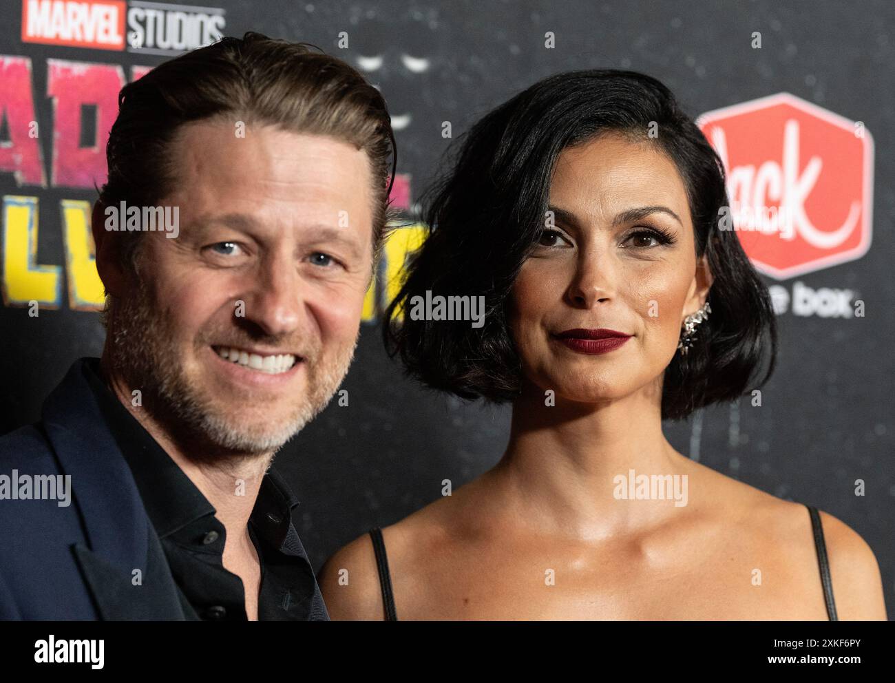 New York, United States. 22nd July, 2024. Ben McKenzie and Morena ...