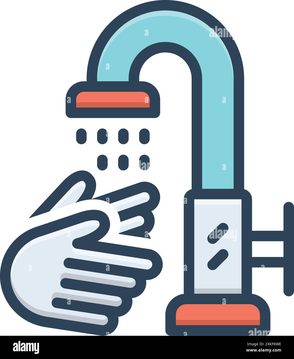 Faucet hand Stock Vector Images - Alamy