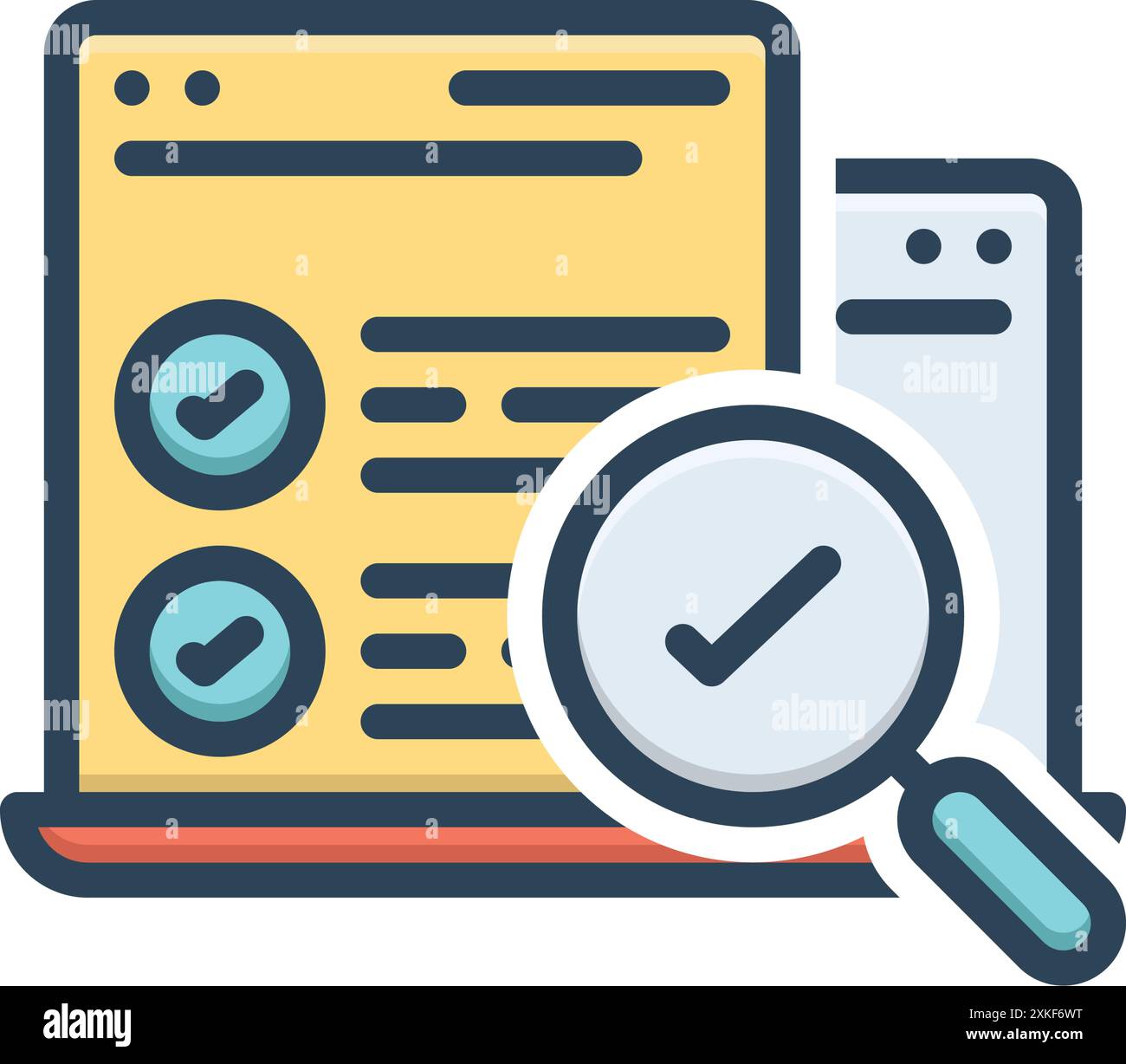 Icon for testing, programming Stock Vector Image & Art - Alamy