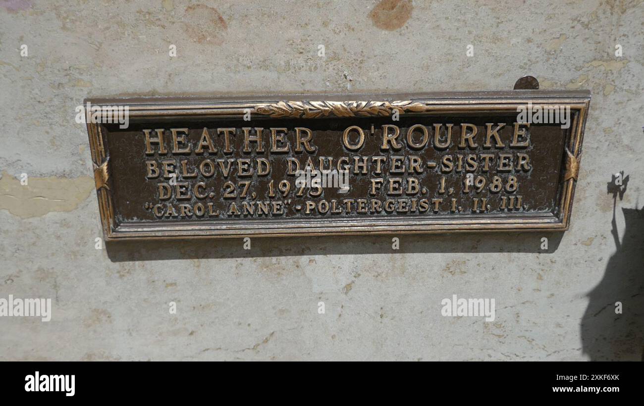 Los Angeles, California, USA 22nd July 2024 Actress Heather OÕRourke ...