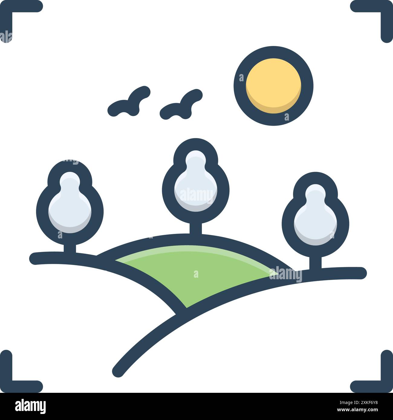 Icon for landscape, sandy Stock Vector Image & Art - Alamy