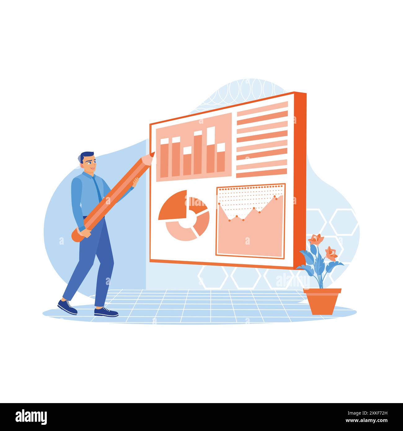 Pencil diagram showing Stock Vector Images - Alamy
