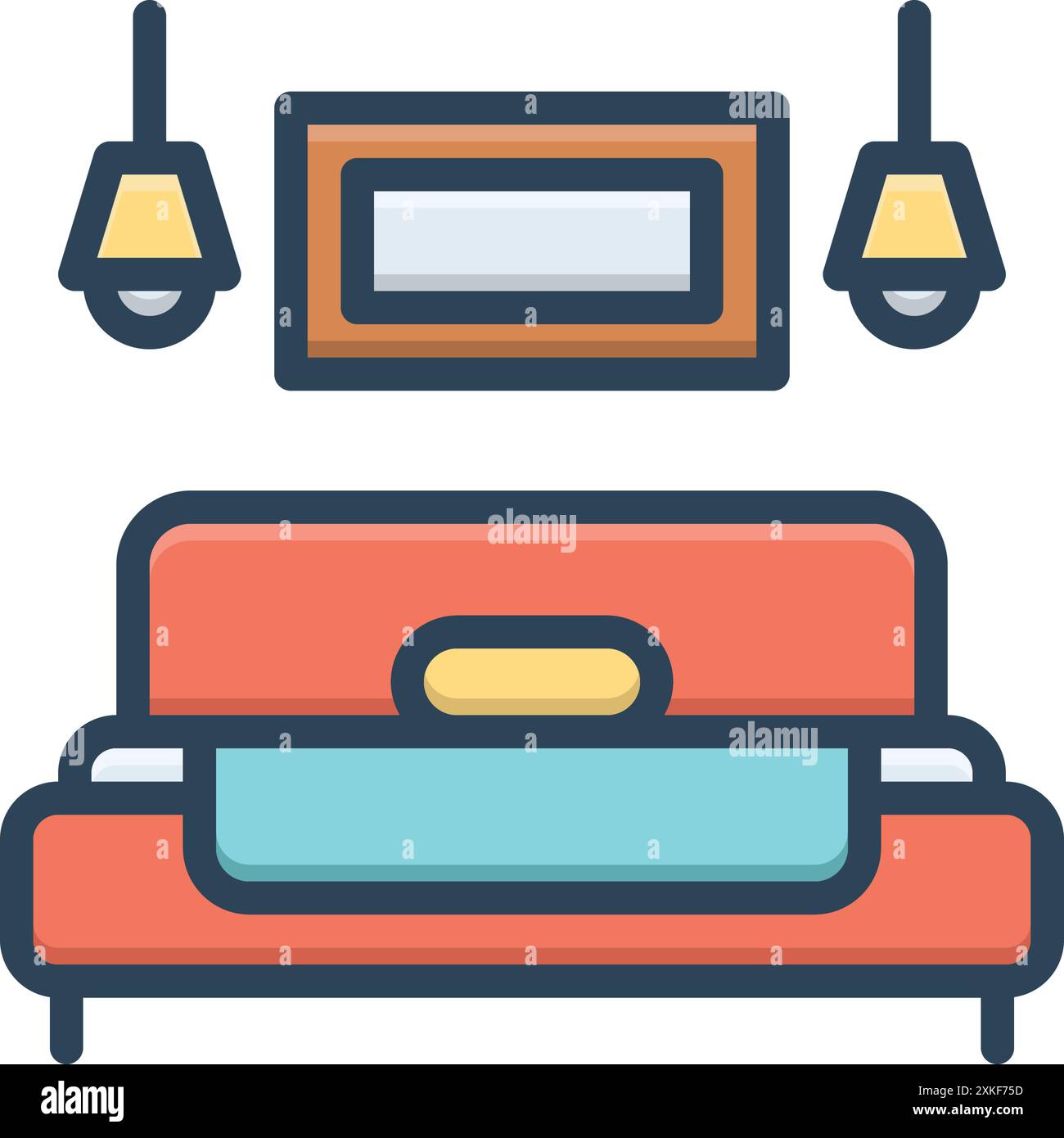 Icon for singal bed, single Stock Vector Image & Art - Alamy