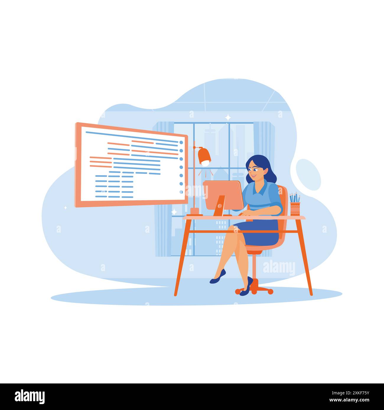 Young software developers Stock Vector Images - Alamy