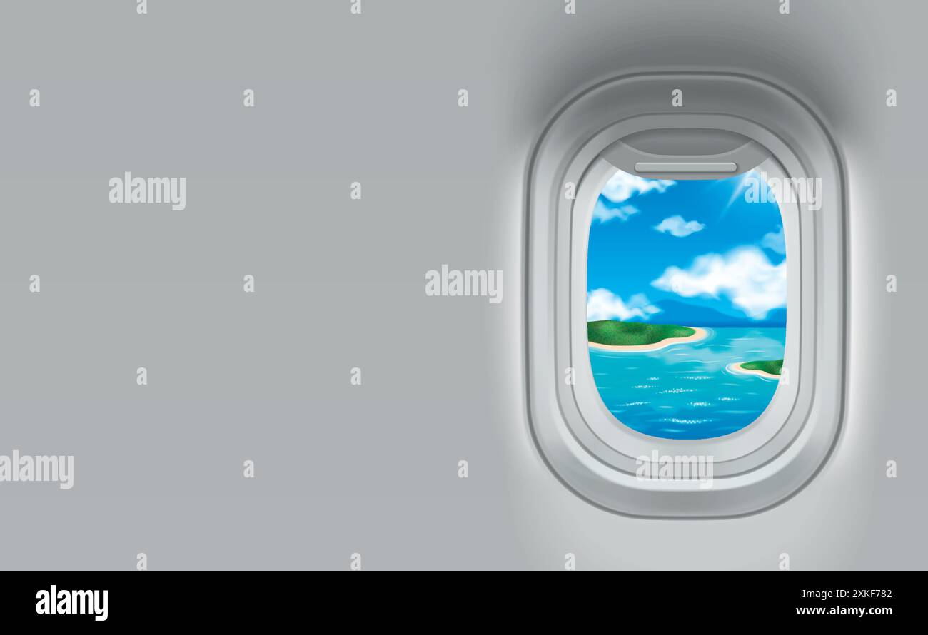 Aerial view plain aircraft Stock Vector Images - Alamy