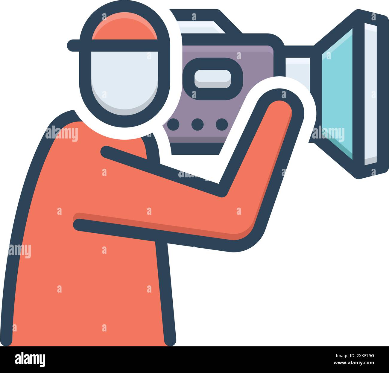 Icon for cameraman, taking pictures Stock Vector Image & Art - Alamy