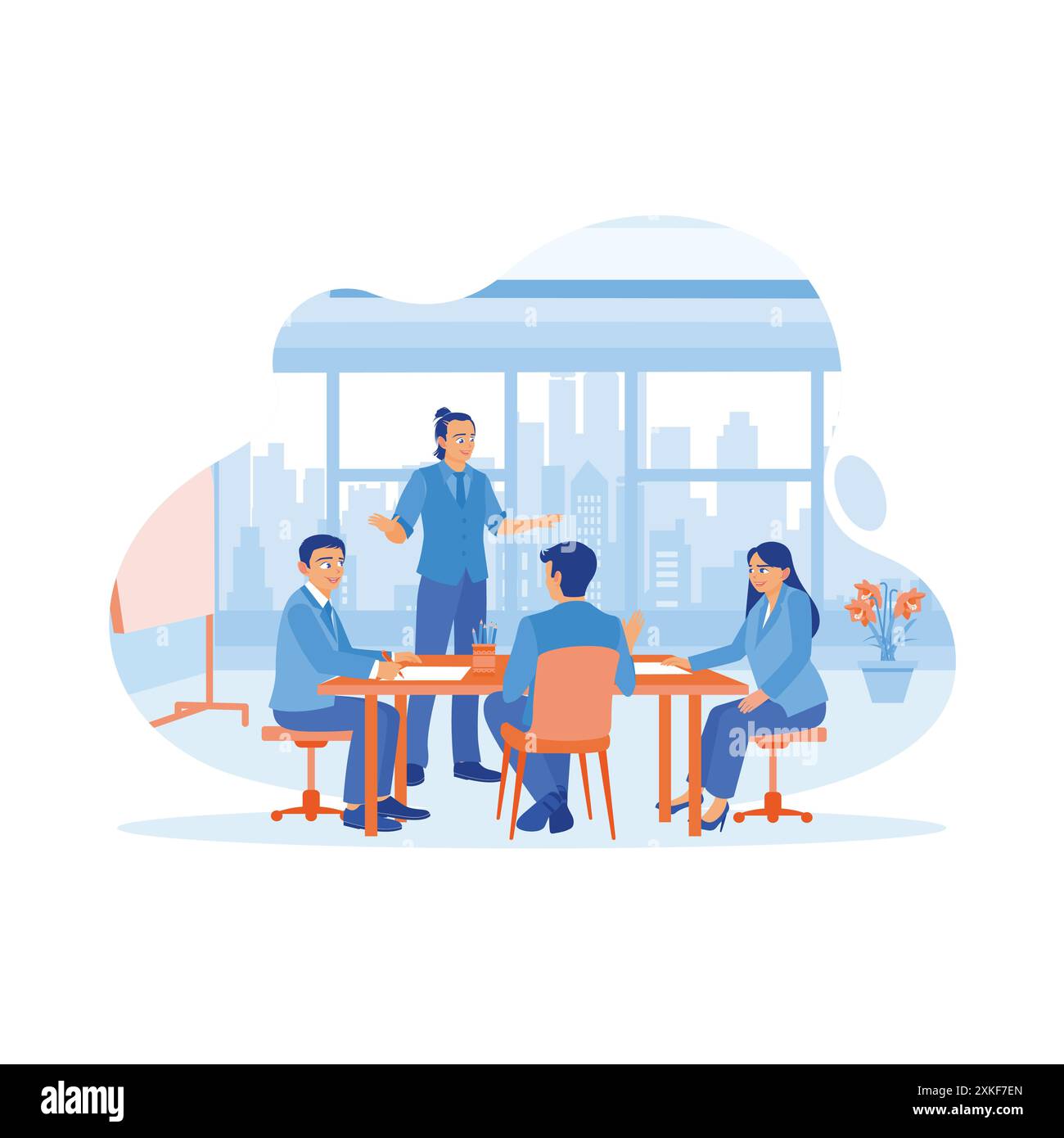 Senior coworkers Cut Out Stock Images & Pictures - Alamy