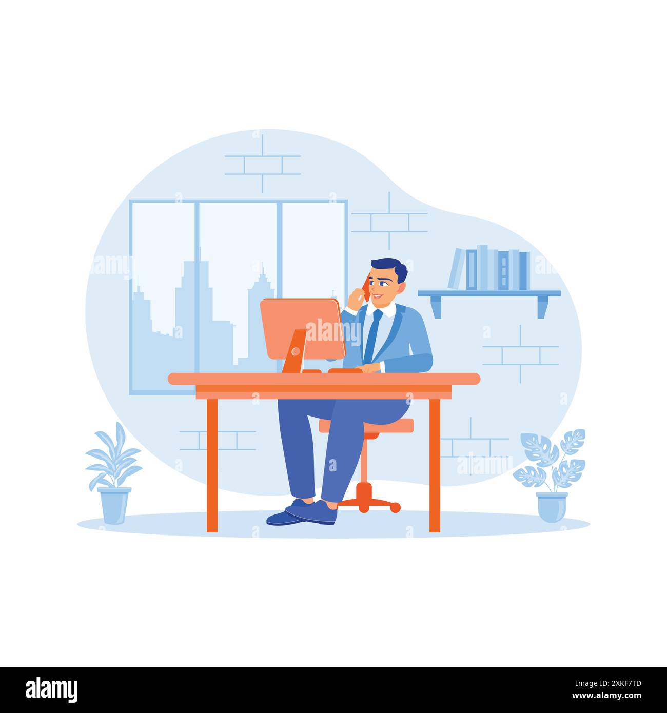 Male executive Stock Vector Images - Alamy