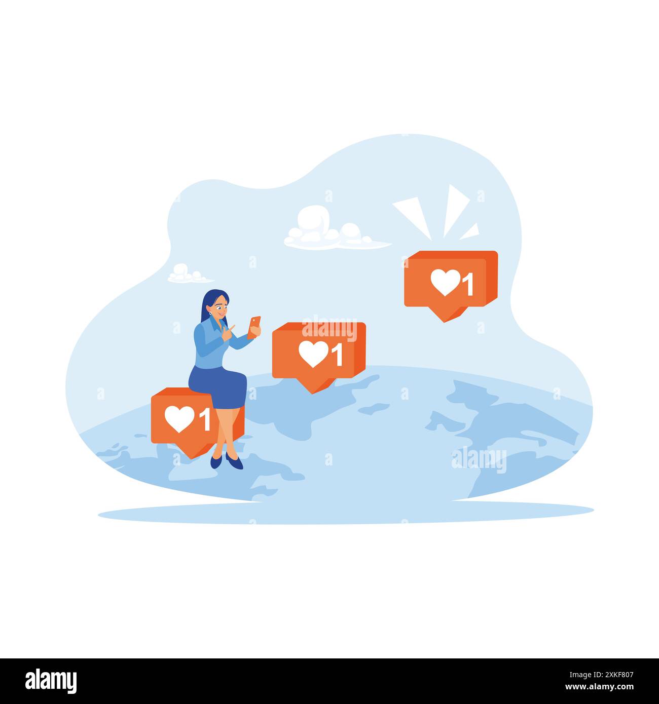 Illustration depicting mobile device Cut Out Stock Images & Pictures ...