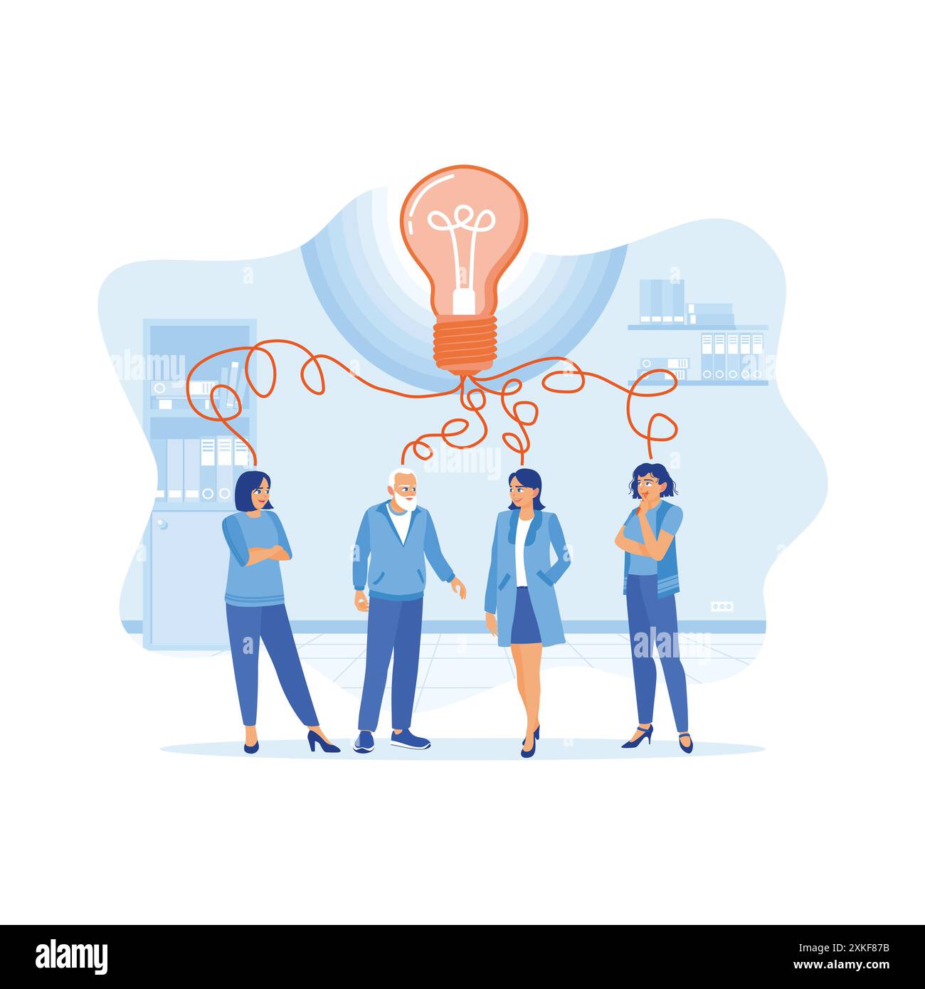 Members exchange Stock Vector Images - Alamy