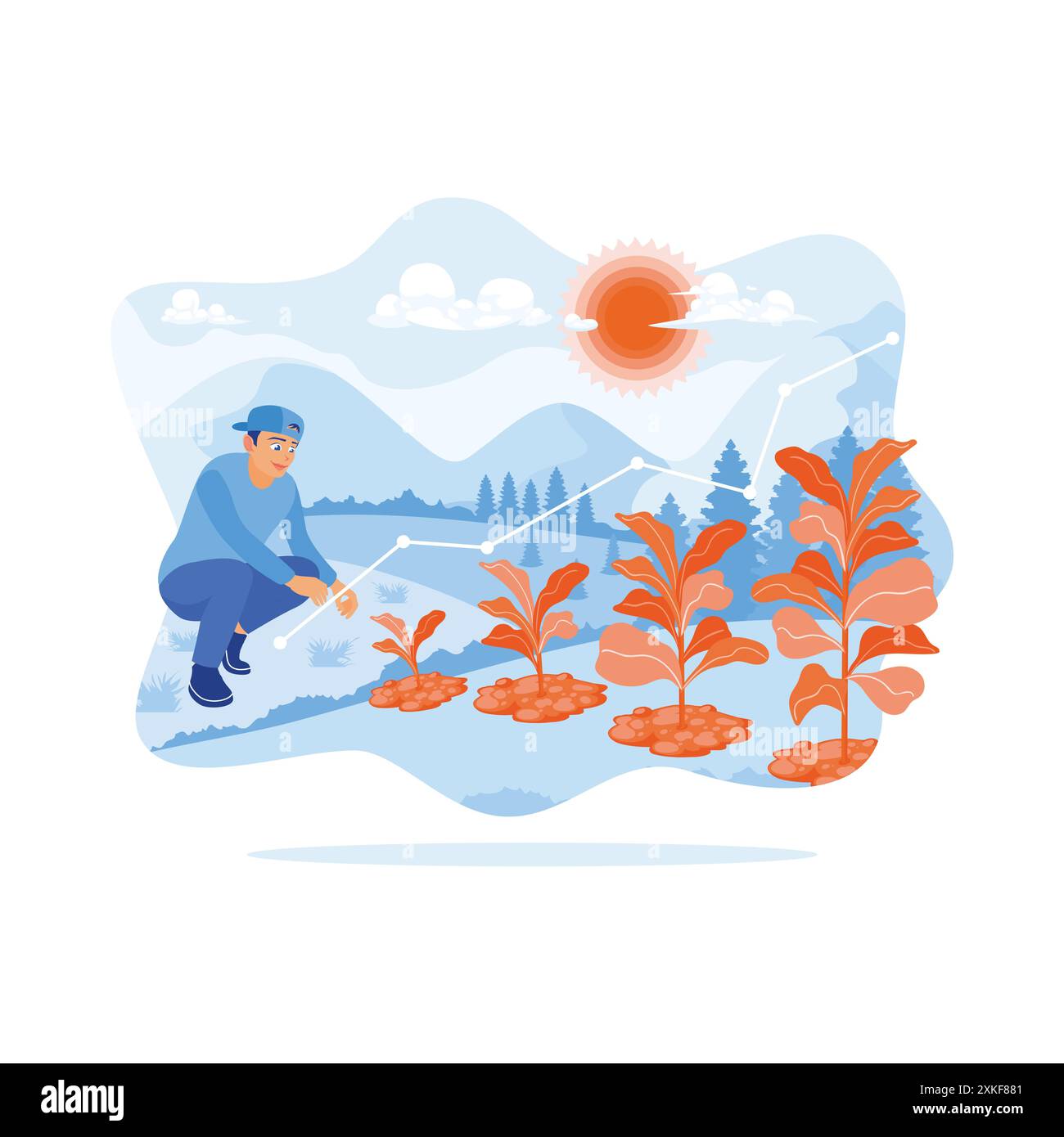 Economic sunshine graph hi-res stock photography and images - Alamy