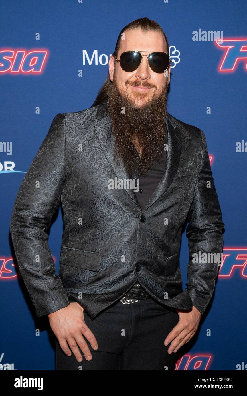Montreal, Canada. 21st July, 2024. Justin Lawrick attends the premiere ...