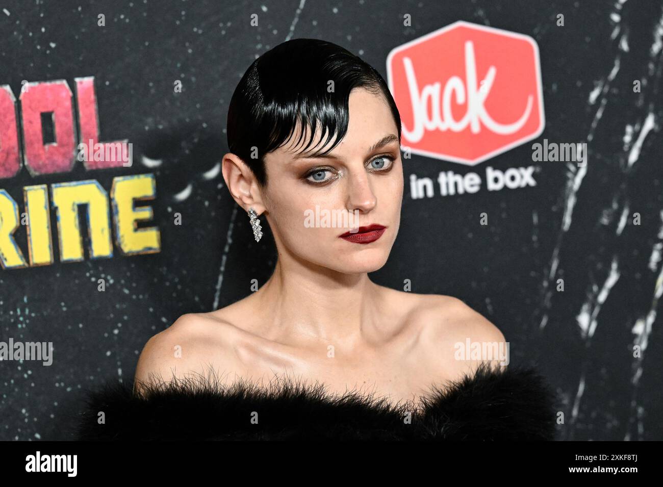 Emma Corrin attends the world premiere of Marvel Studios' "Deadpool ...