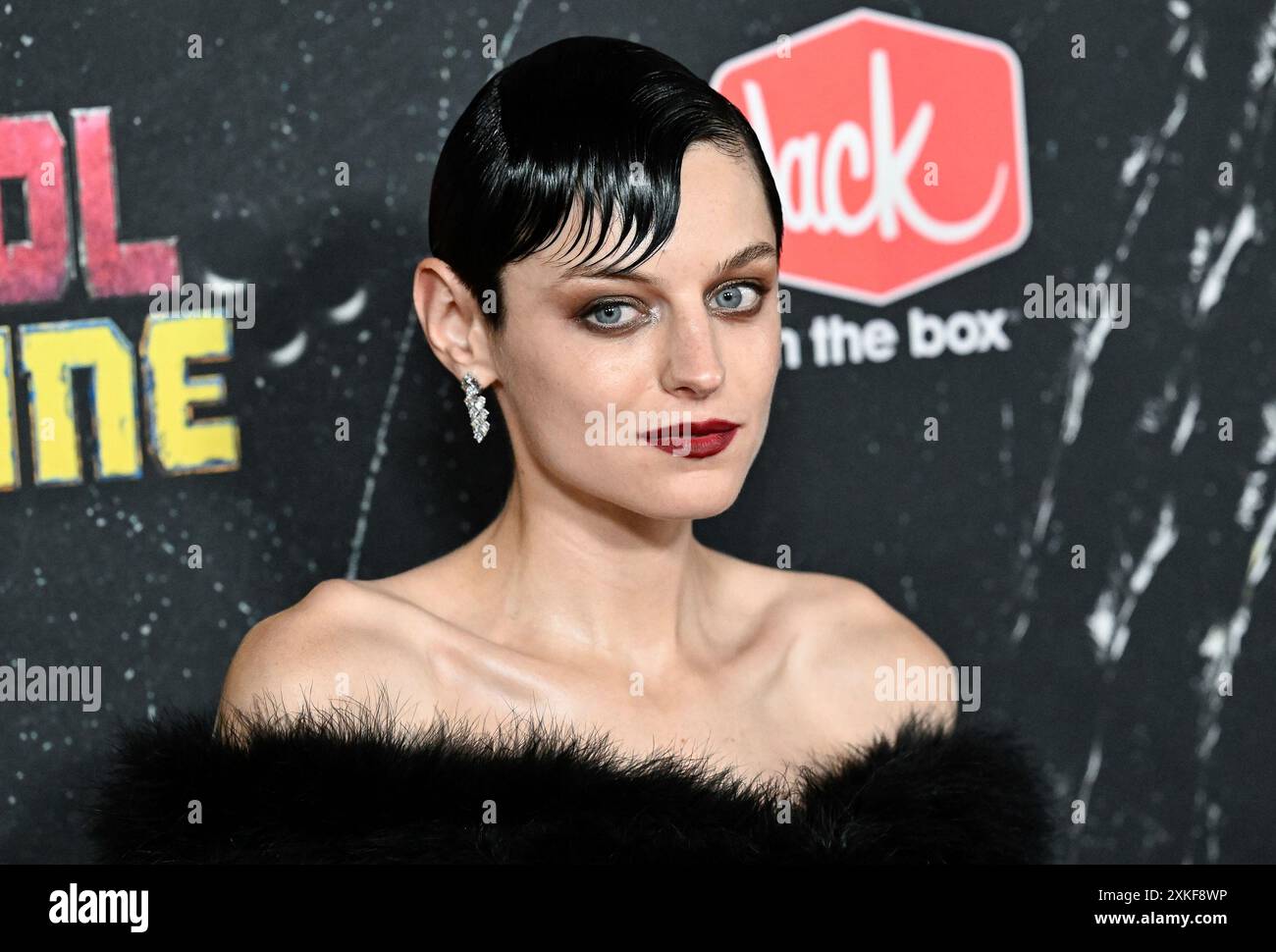 Emma Corrin attends the world premiere of Marvel Studios' "Deadpool ...